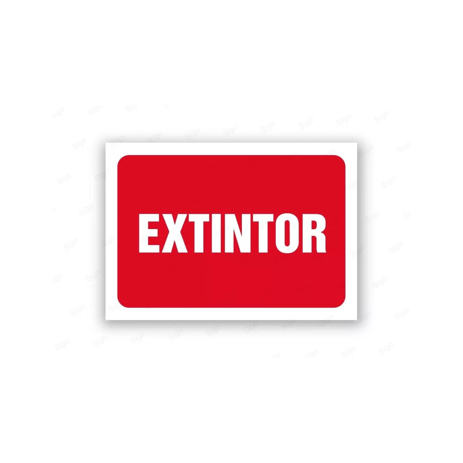 Rótulo Contra Incendios - Extintor | Cod. CI- 804