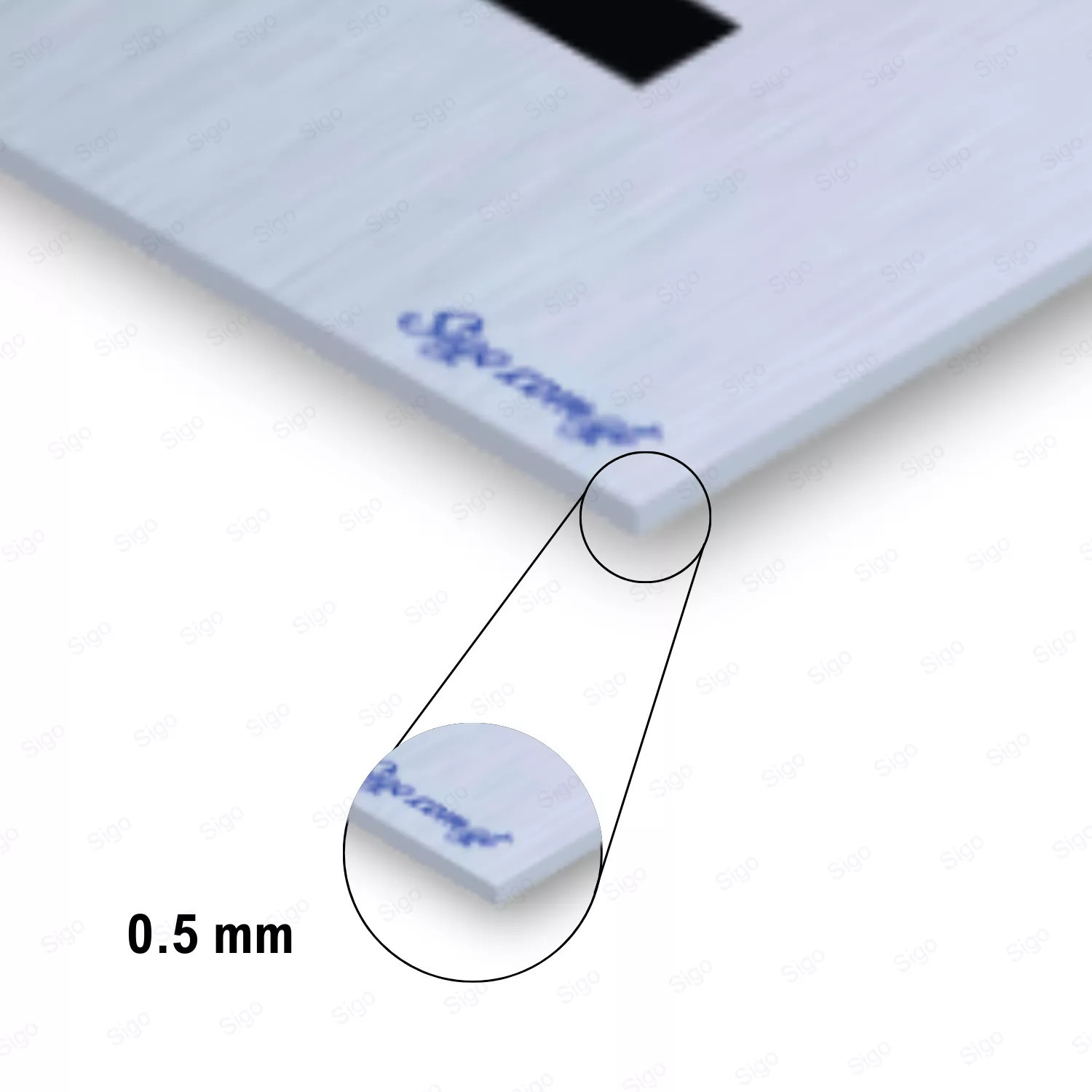Rotulo Aluminio Hale Vertical