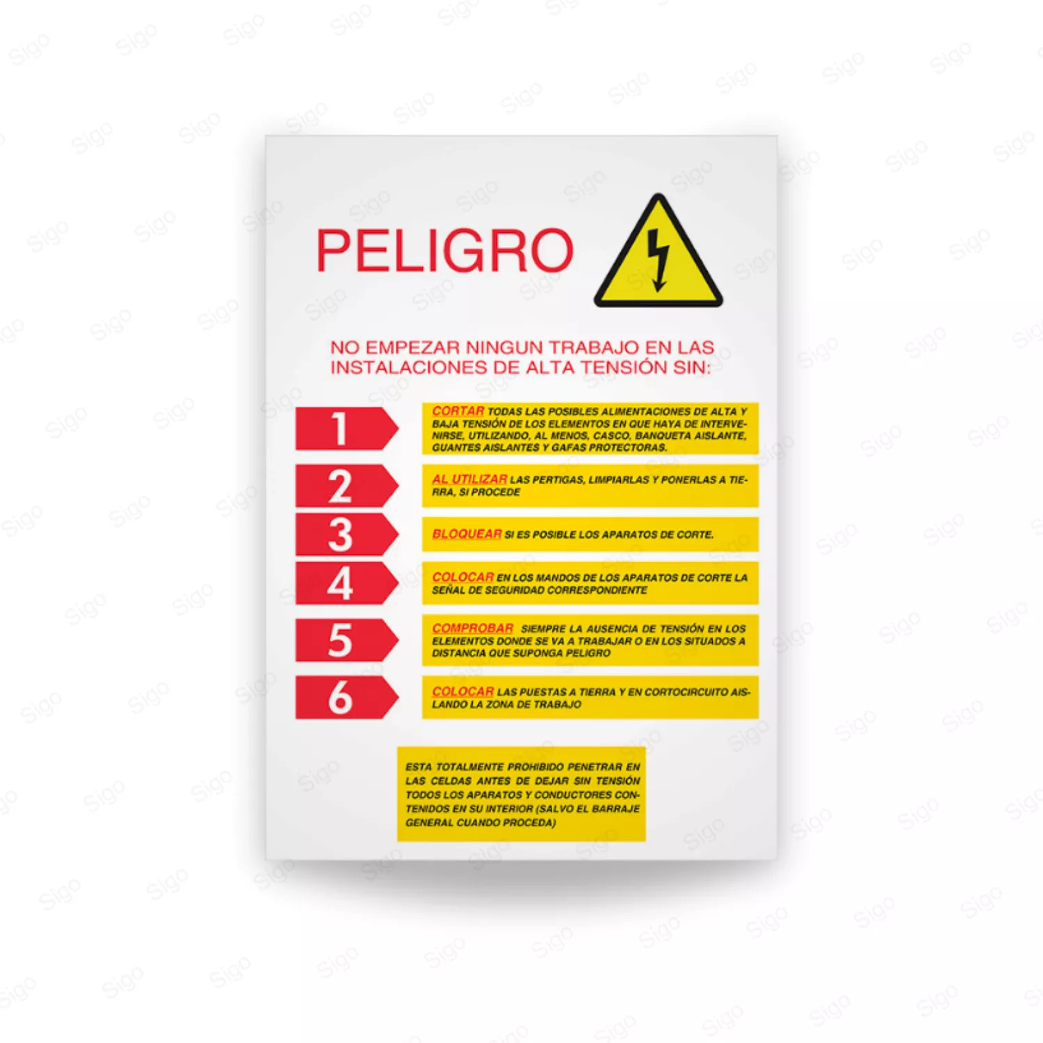 Señalización de Peligro: Rótulos de alta calidad impresos digitalmente