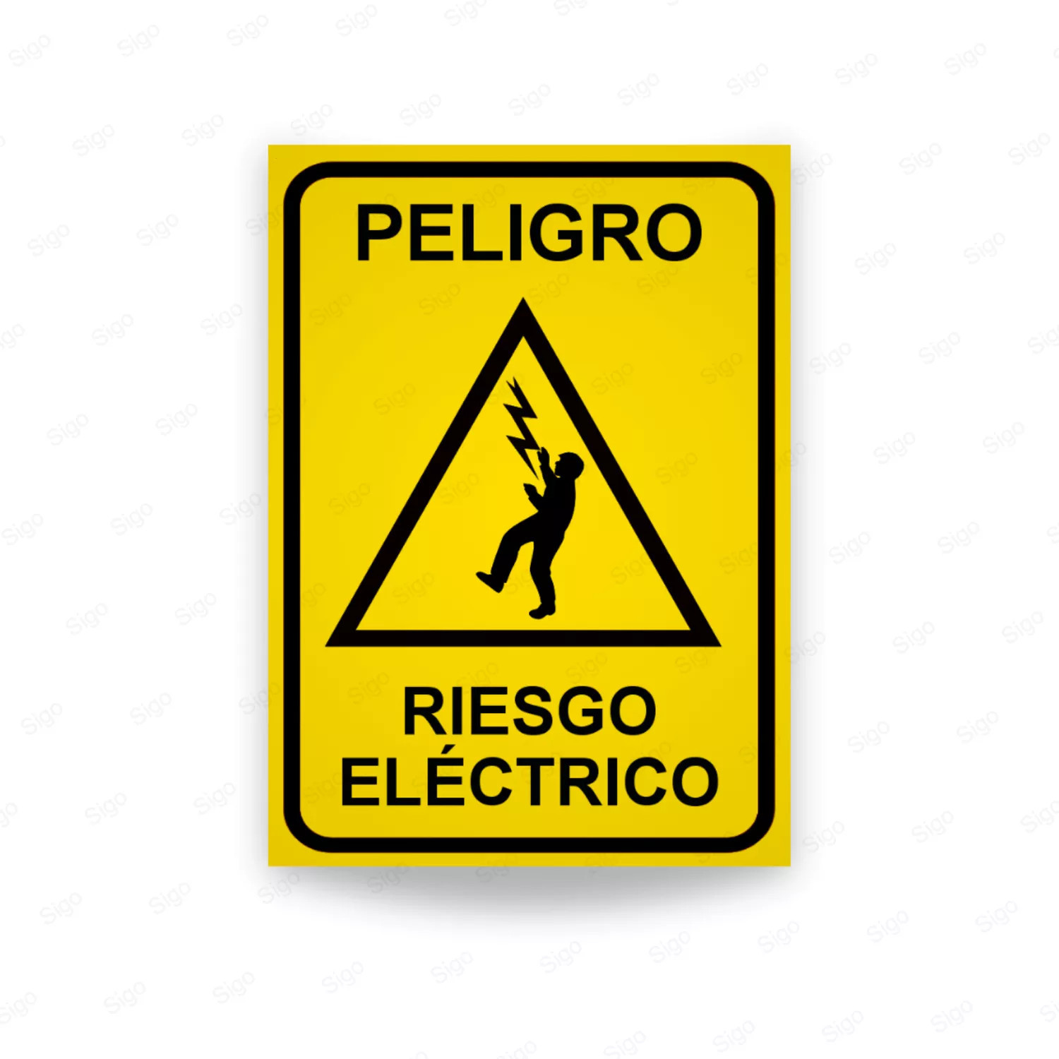 Rótulo de Peligro - Peligro riesgo eléctrico | Cod. PEL - 3