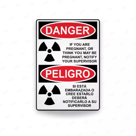 Rótulo de Peligro - Danger Peligro | Cod. PEL - 33