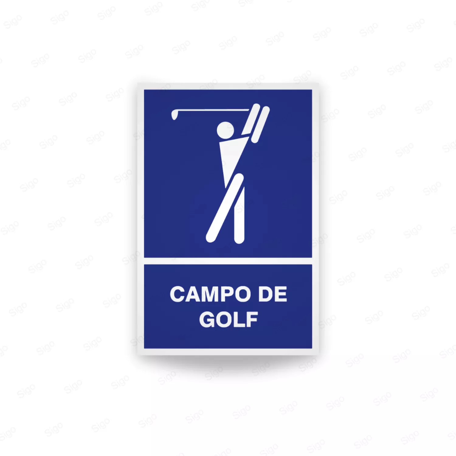 Rótulo Informativo - Campo de Golf | Cod. SI - 48