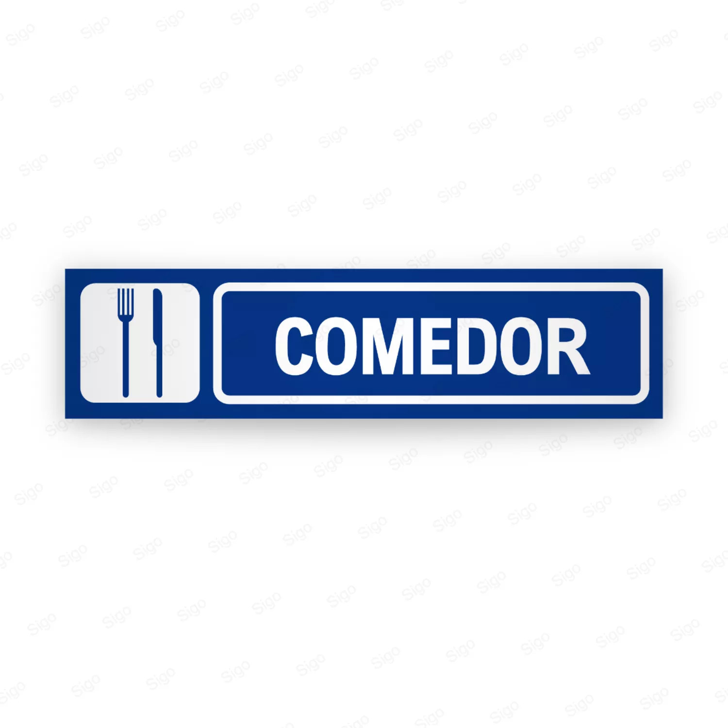 Rótulo Identificación de Ambientes - Comedor | Cod. SIA -28