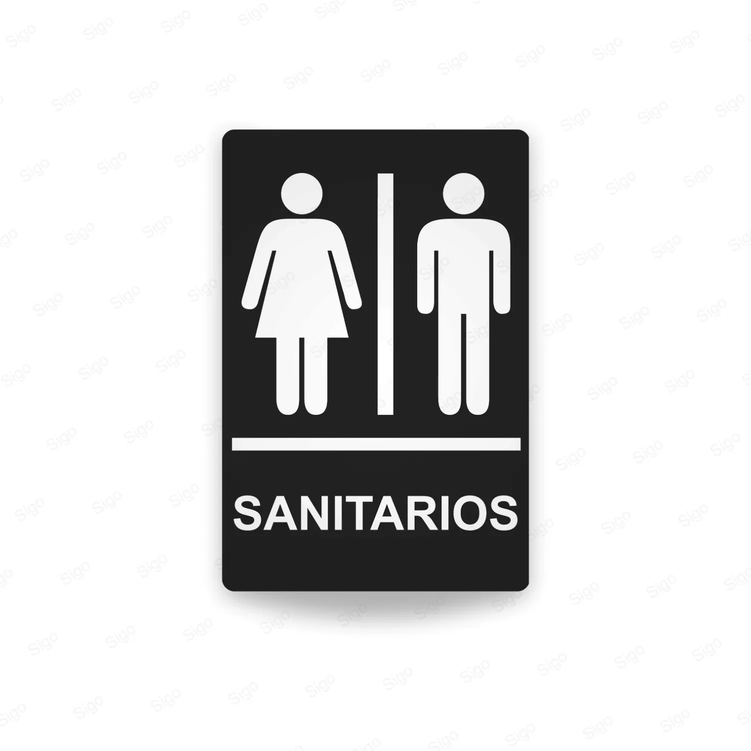 Rótulos Baños - Sanitarios | Cod. SA - 4