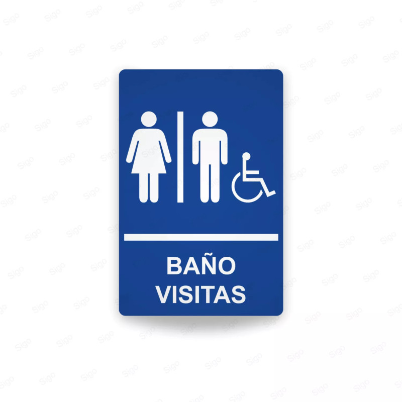Rótulos Baños Visitas | SIGO