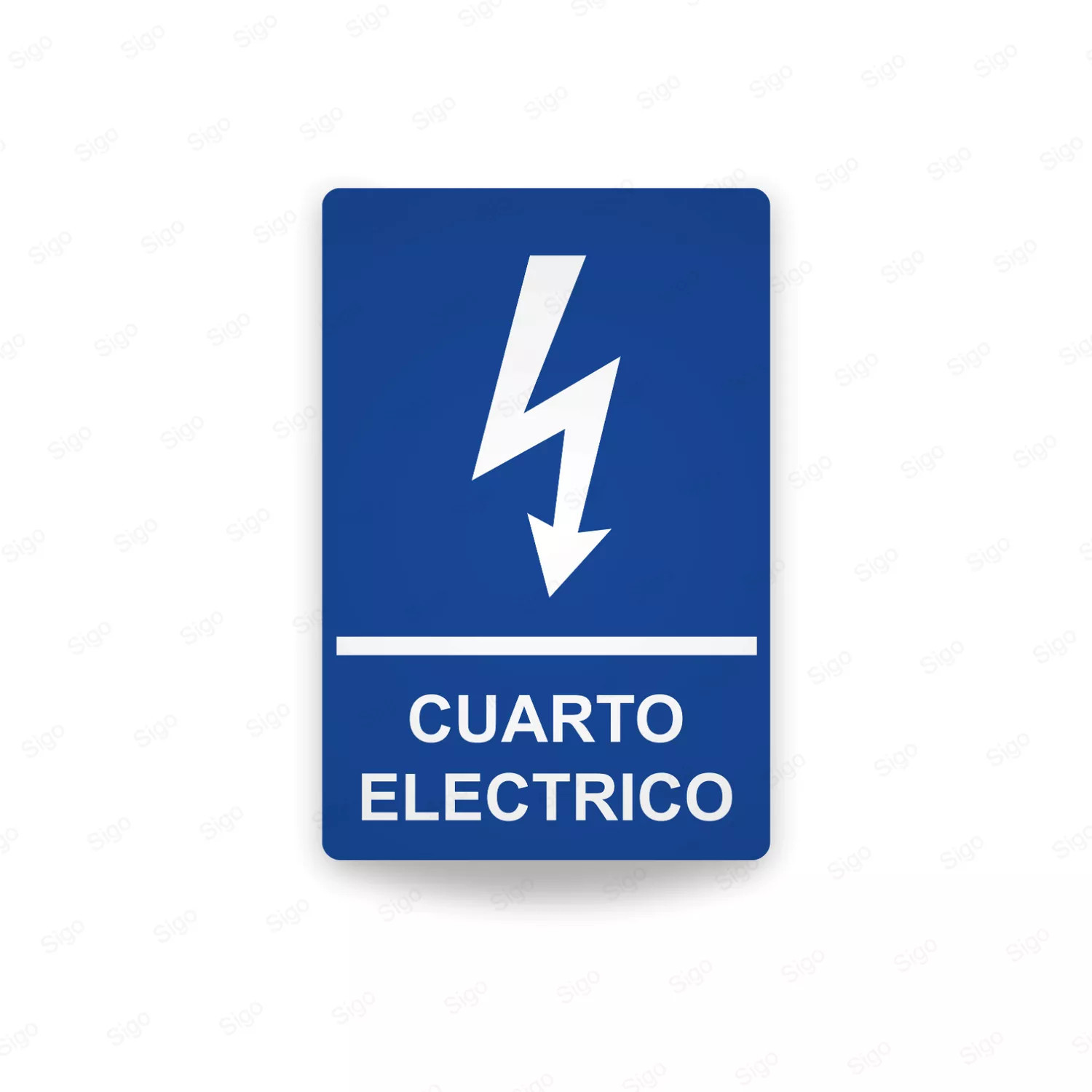 Rótulos Baños - Cuarto Electrico | Cod. SA - 83