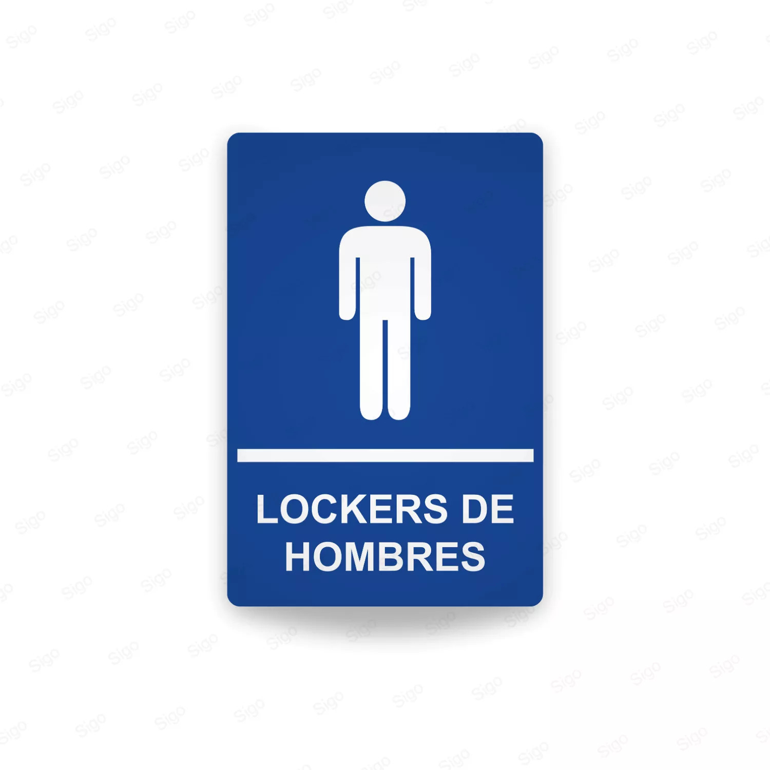 Rótulos Baños - Lockers De Hombres | Cod. SA - 85