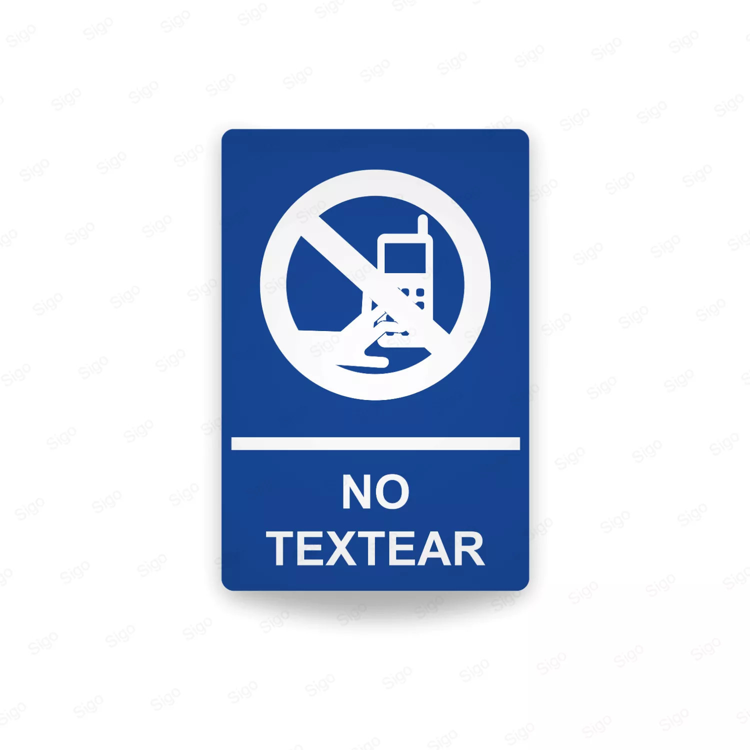 Rótulos Baños - No Textear | Cod. SA - 95