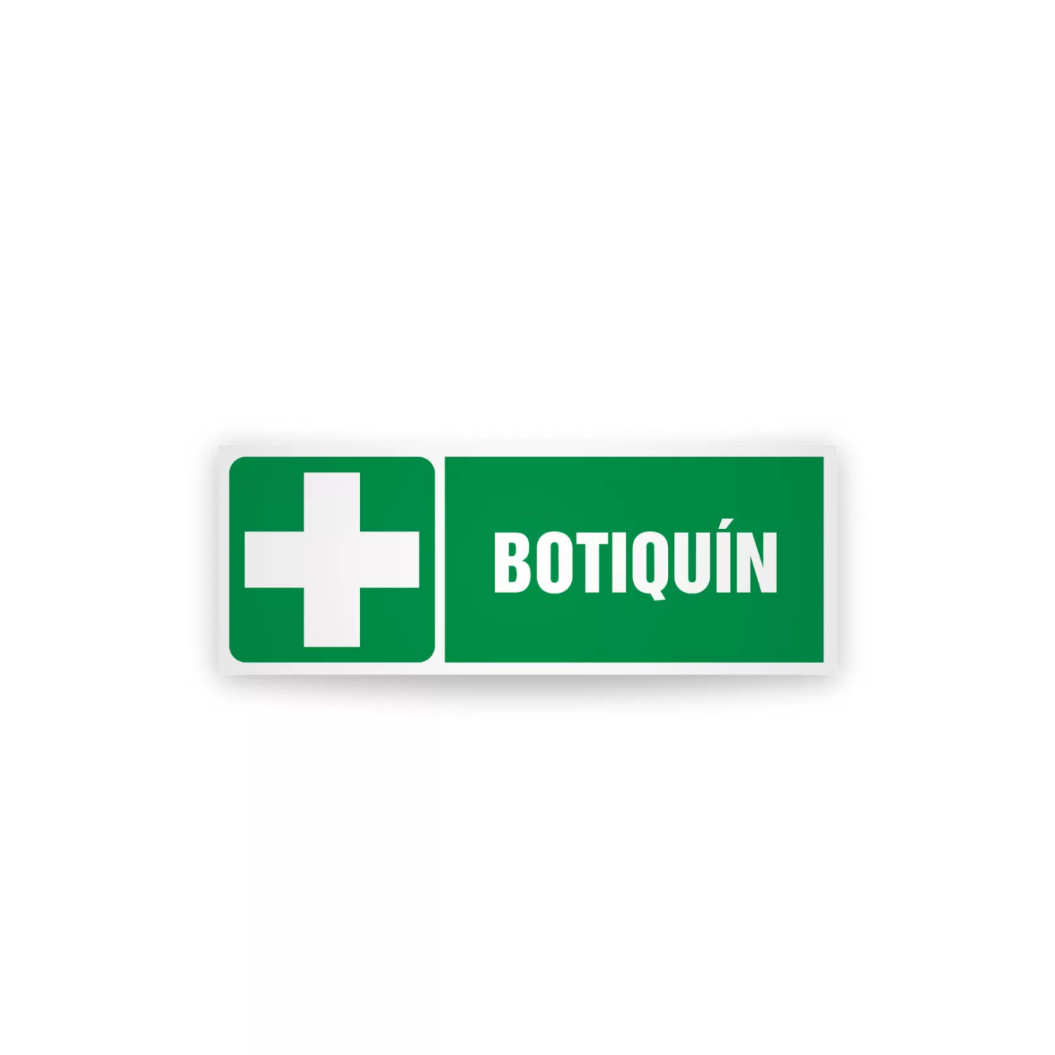Rotulo de ruta de evacuacion - Botiquin | Cod. EV-803