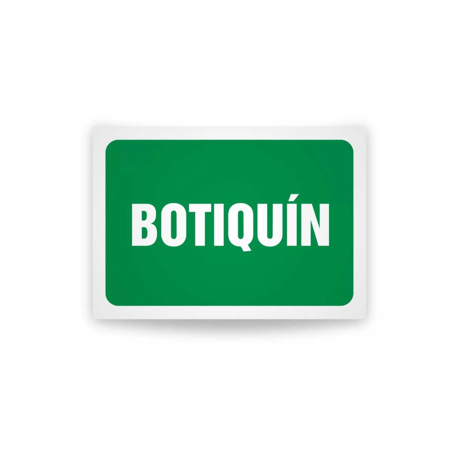 Rotulo de ruta de evacuacion - Botiquin|Cod. EV-804