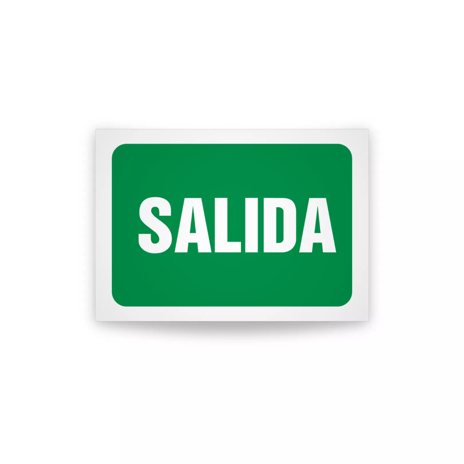 Rotulo de ruta de evacuacion - Salida| Cod. EV-941