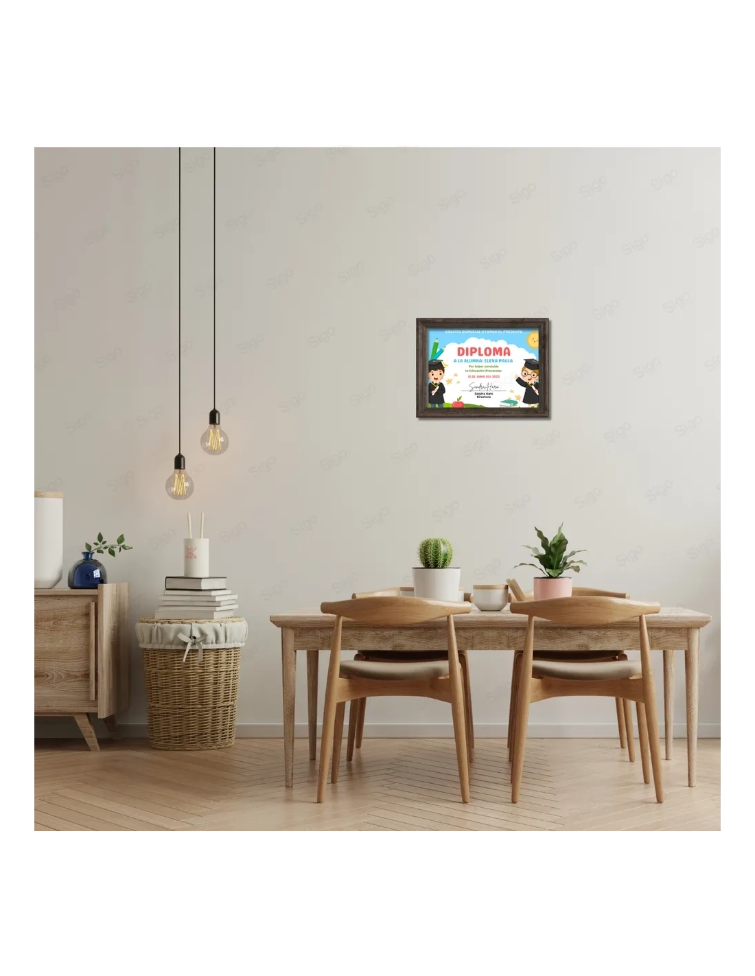 Impresión Diploma Escolar | Sigo