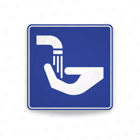 Rótulo Vial De Servicio - Servicios Sanitarios | Cod. SIS-23