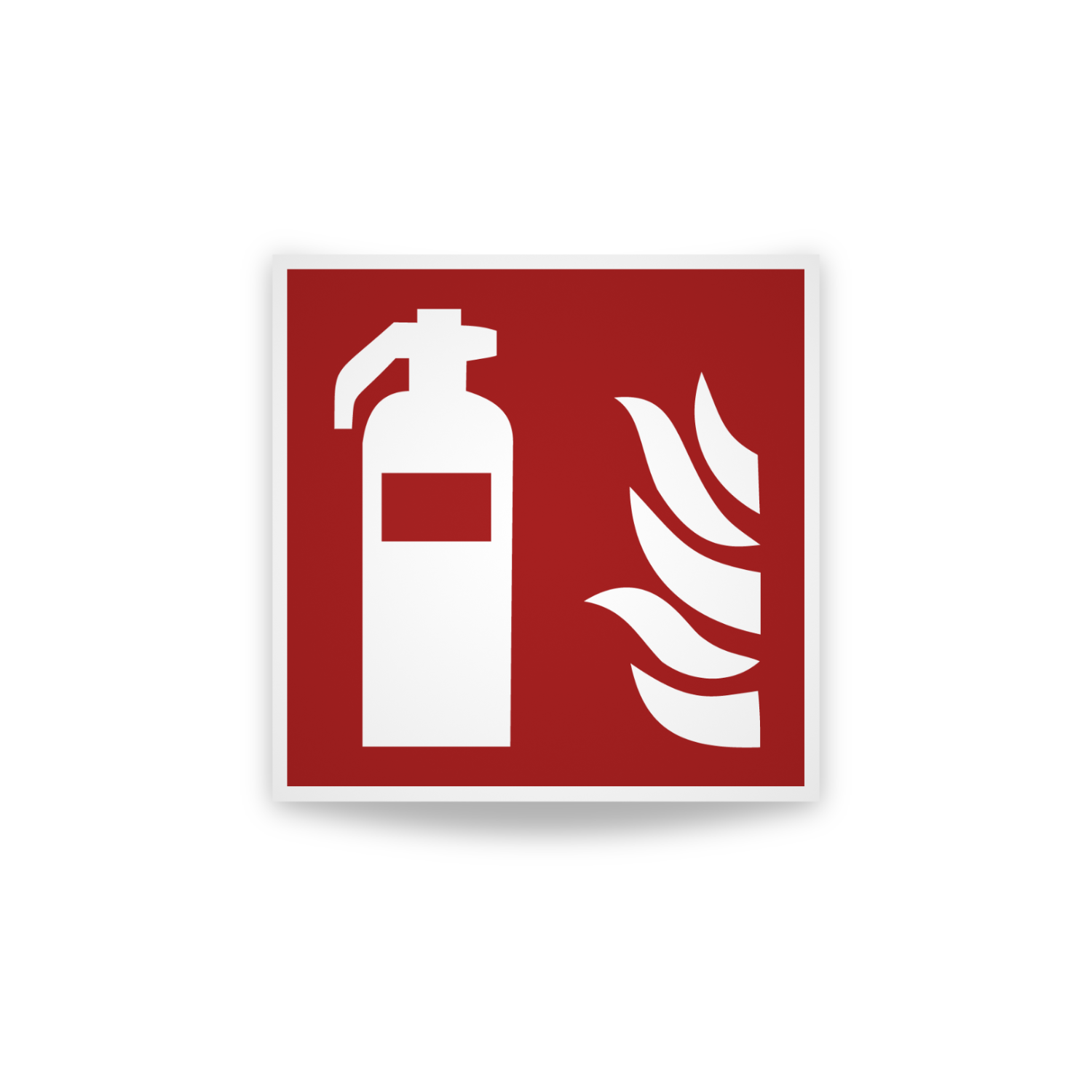 Rotulos Incendio - Extintor de incendios | Cod. F001 ISO 7010