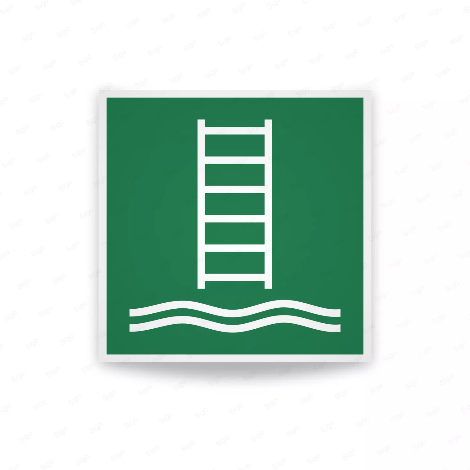 Rotulo de Rescate - Responsable de embarque | Cod. E0051 ISO 7010