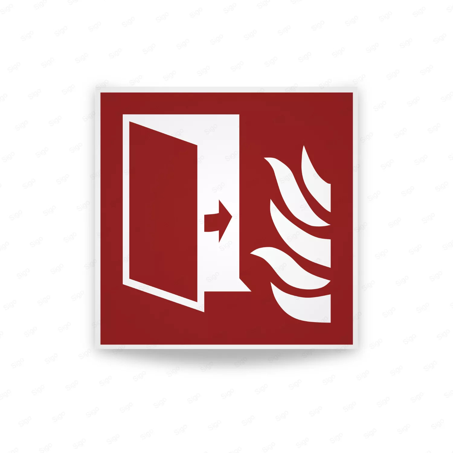 Rotulos Incendio - Puerta cortafuego | Cod. F007 ISO 7010