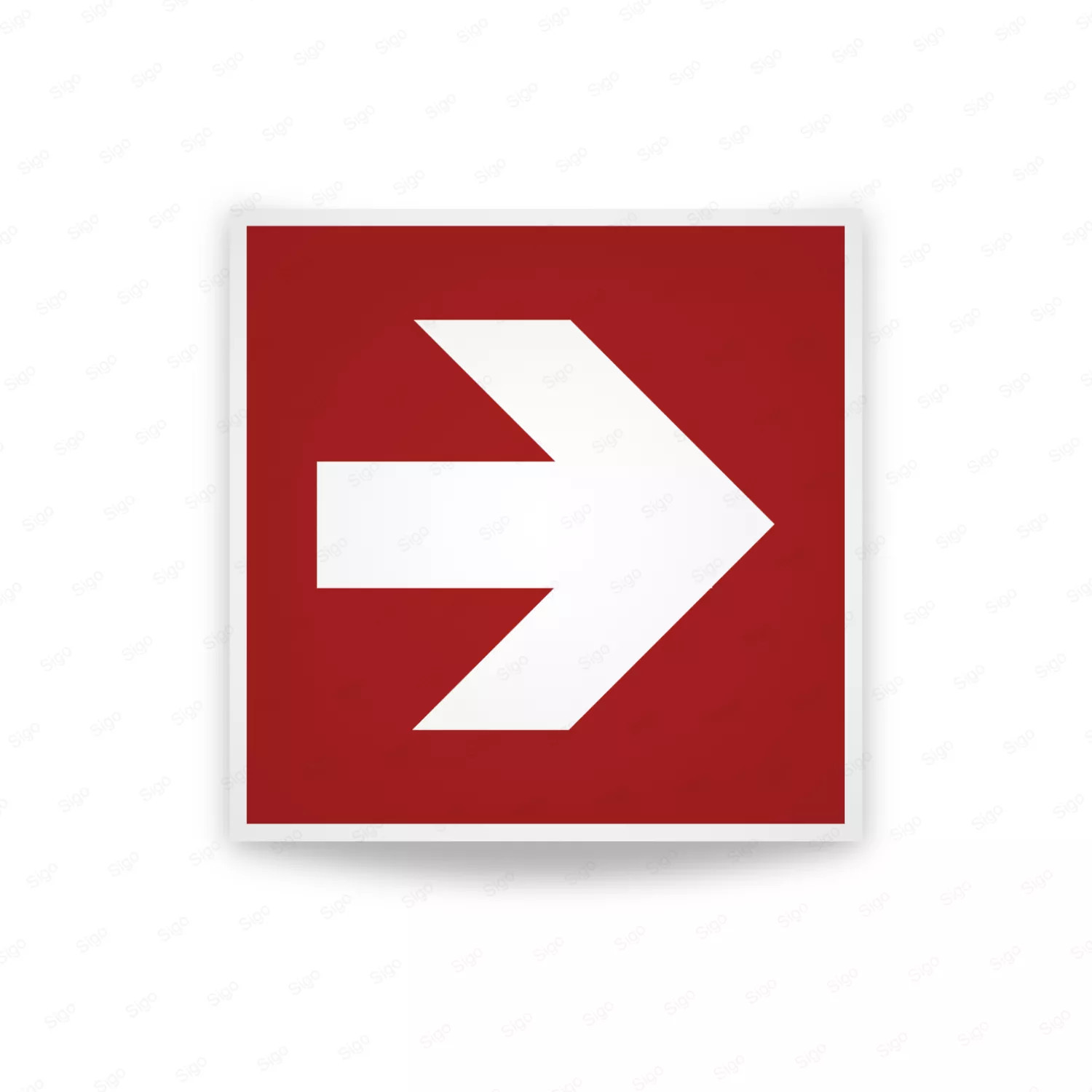 Rotulos Incendio - Informacion de direccion | Cod. F0021 ISO 7010