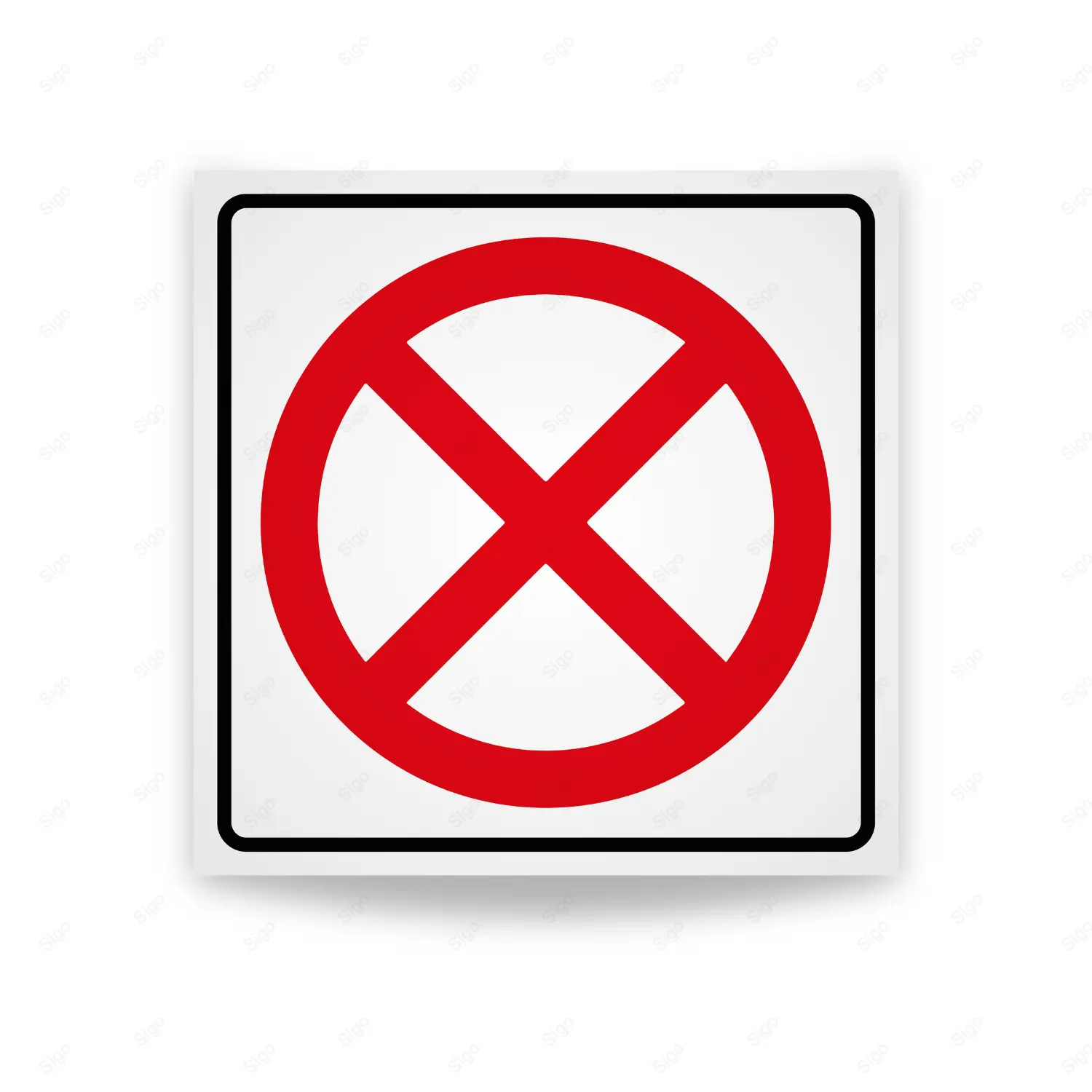 Rótulo Vial Reglamentario - No hay Paso | SIGO
