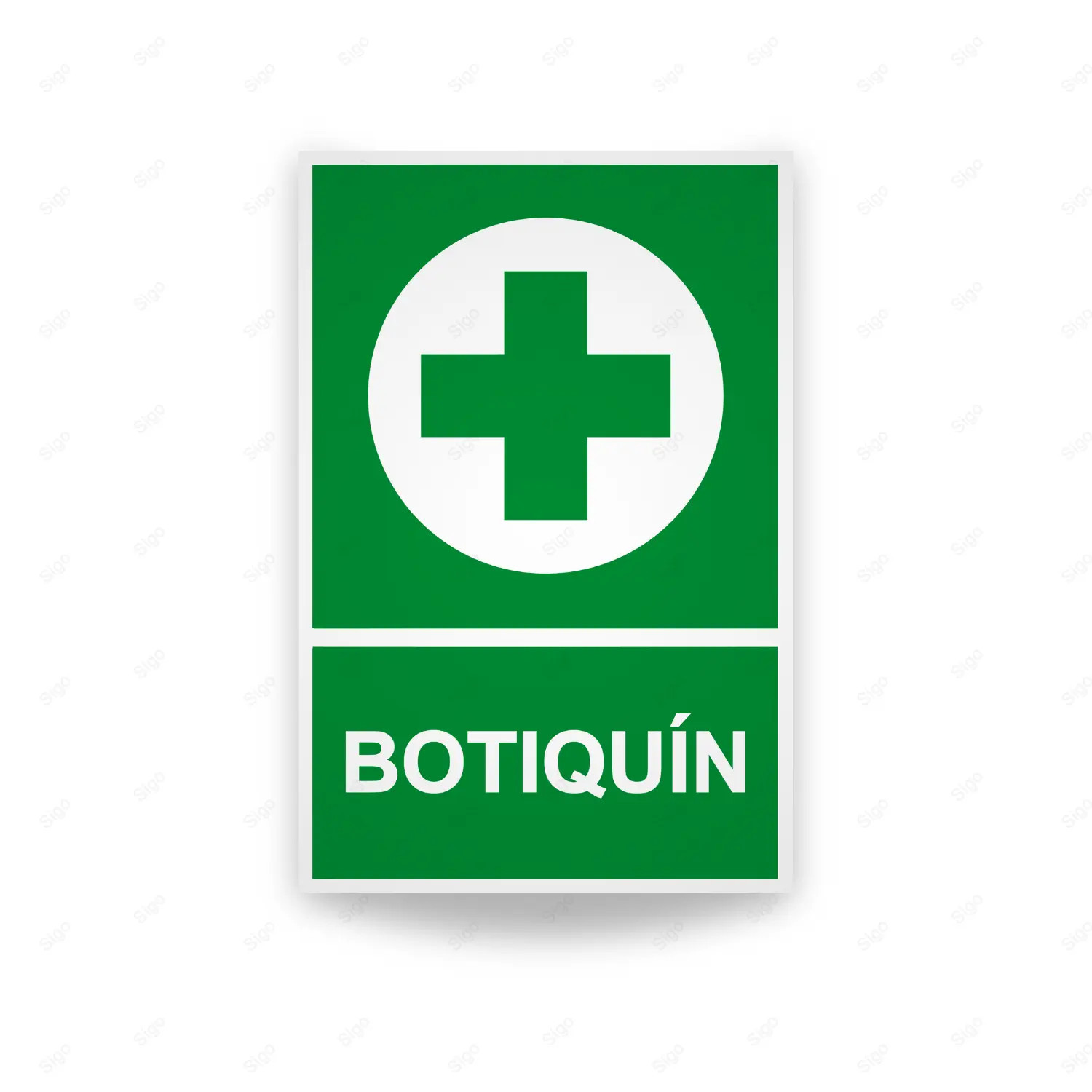Rótulo de Ruta de Evacuación - Botiquín | SIGO