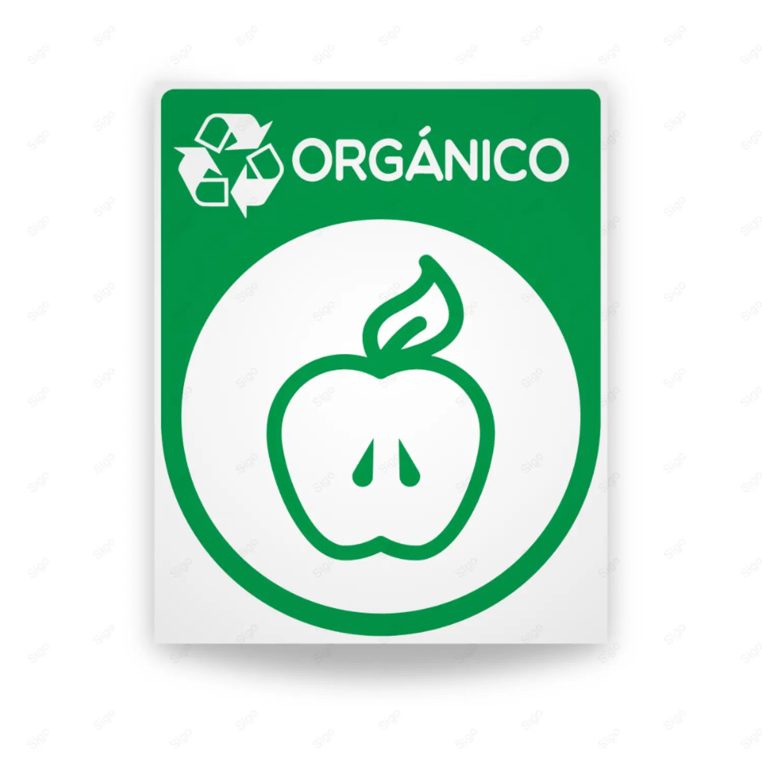 Rótulos de Reciclaje - Residuos Organicos | SIGO