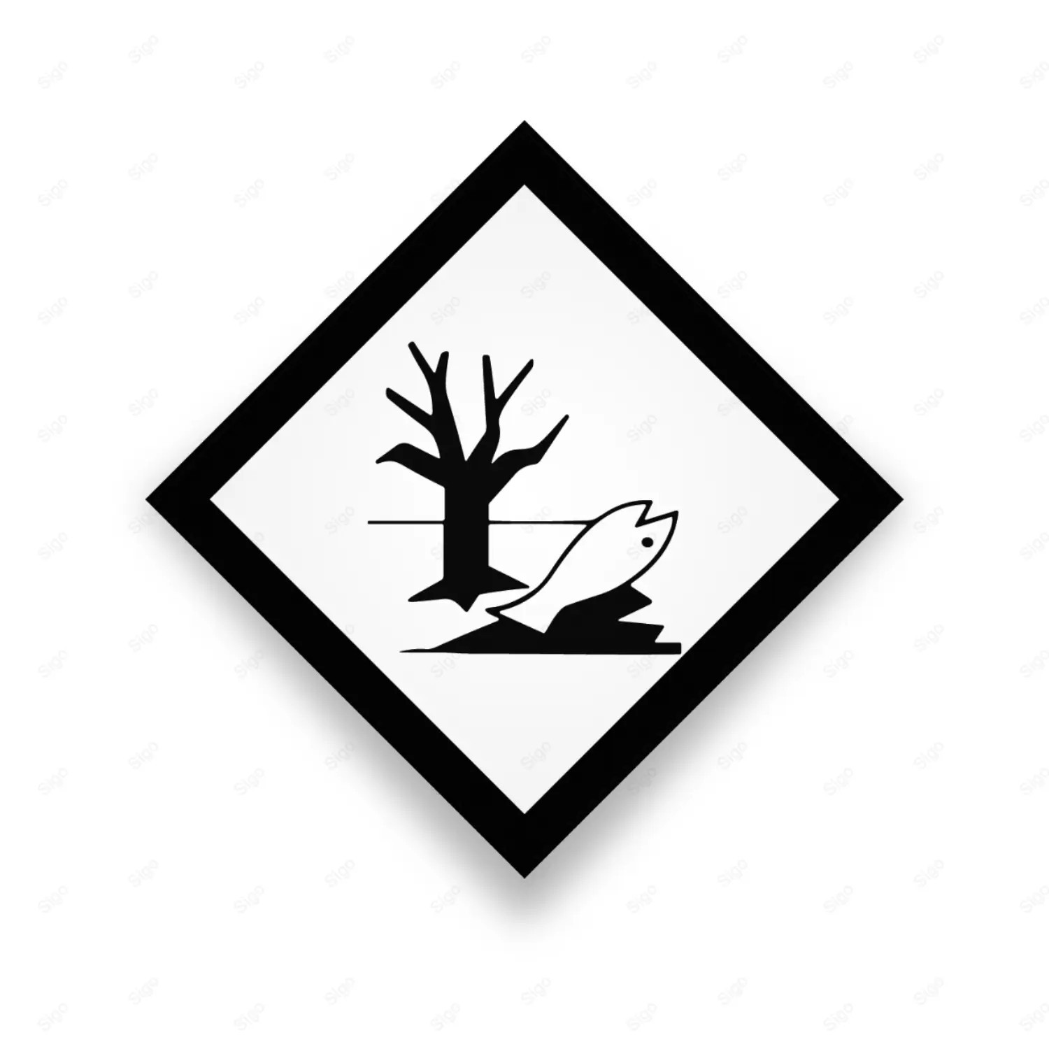 Rombo Transporte Materiales Peligrosos - Peligro para el Medio Ambiente ...