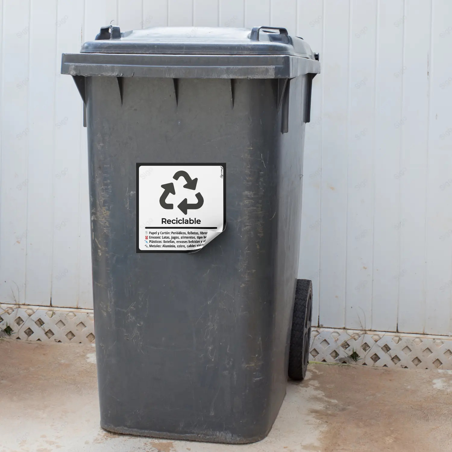 Rótulos de Reciclaje - Sticker Reciclable | SIGO