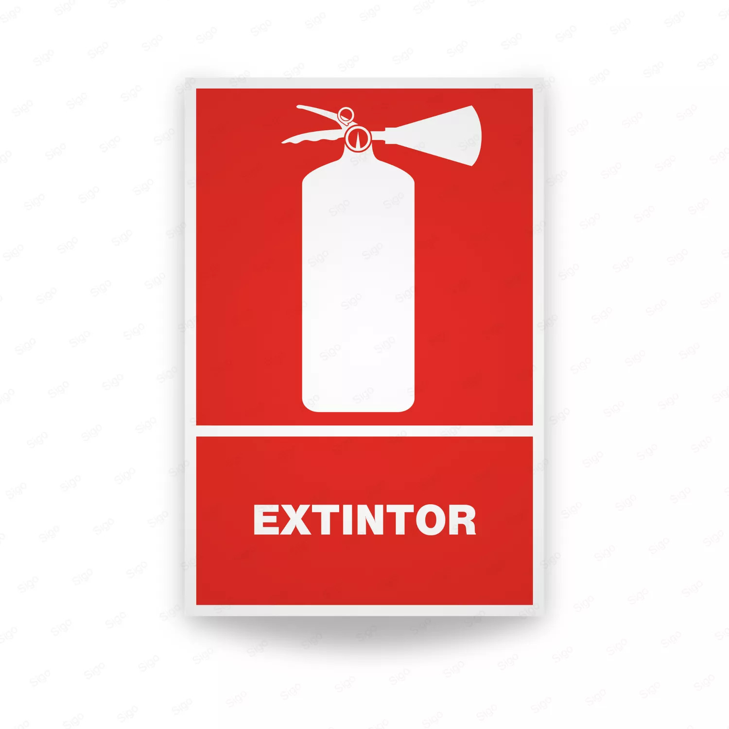 Rótulo Contra Incendios - Extintor | Cod. CI-106