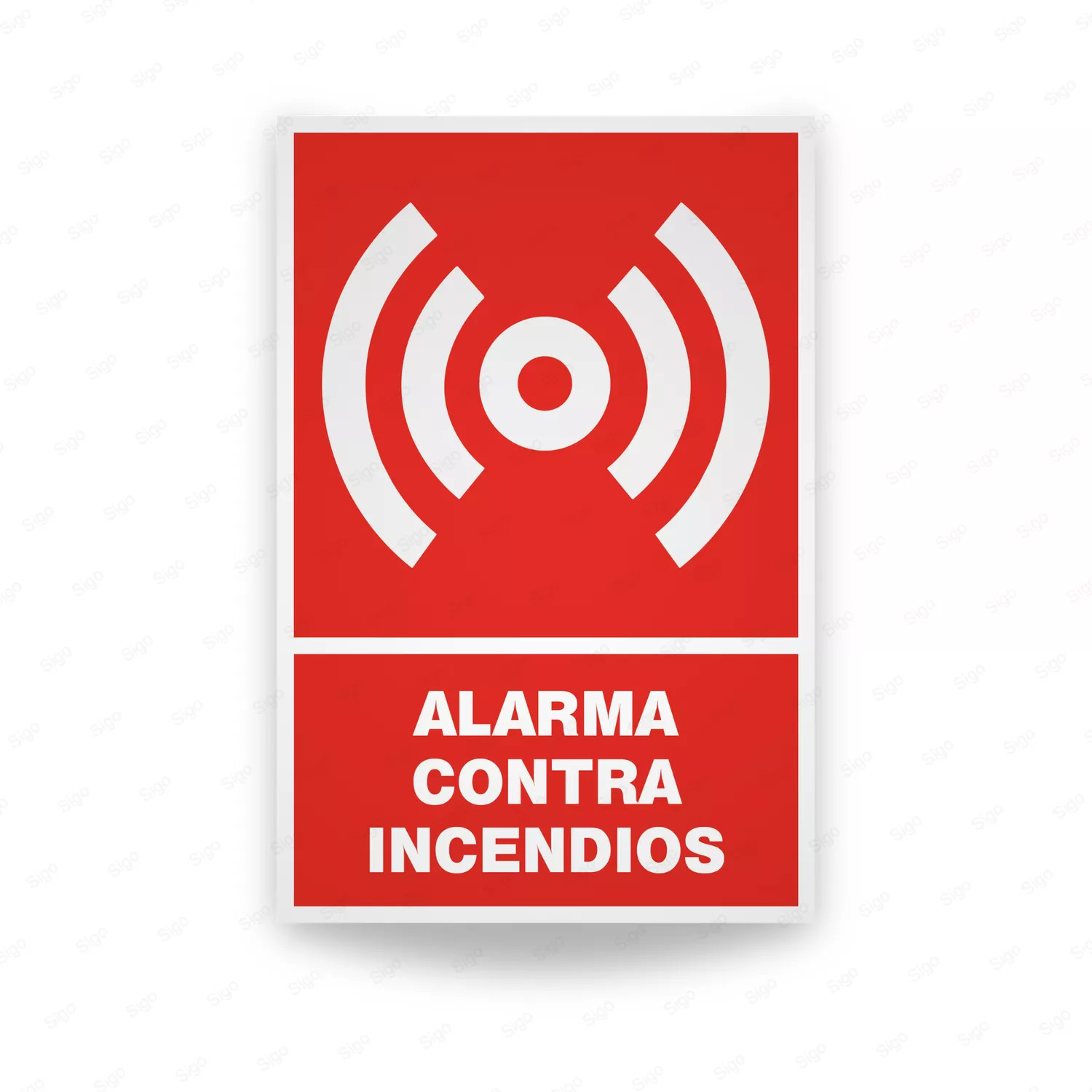 Rótulo Contra Incendios - Alarma contra incendios | Cod. CI-149