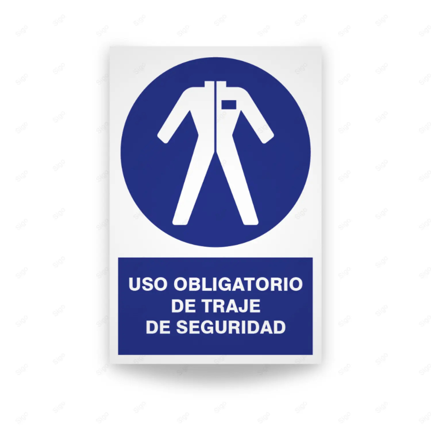Rótulo de Obligación - Uso obligatorio de botas de seguridad | Cod. OB-204