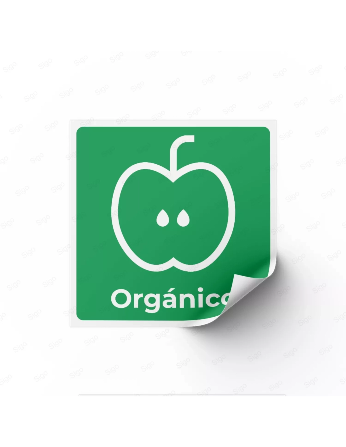Rótulos de Reciclaje - Sticker Desechos Orgánico | SIGO