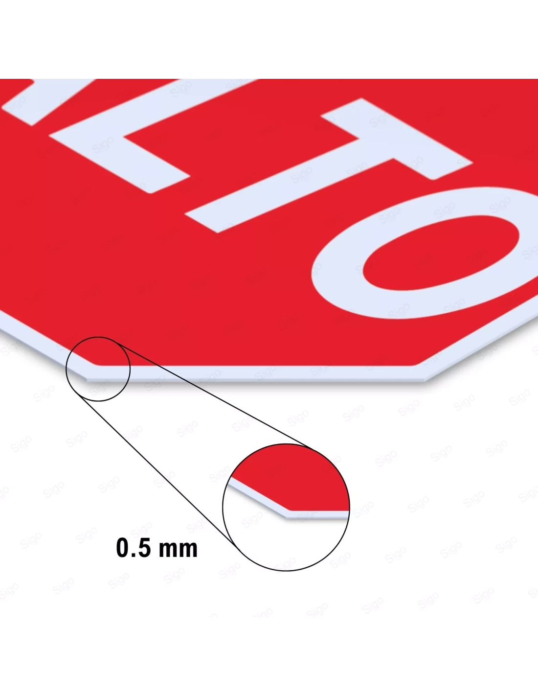 Rótulo Alto Pequeño