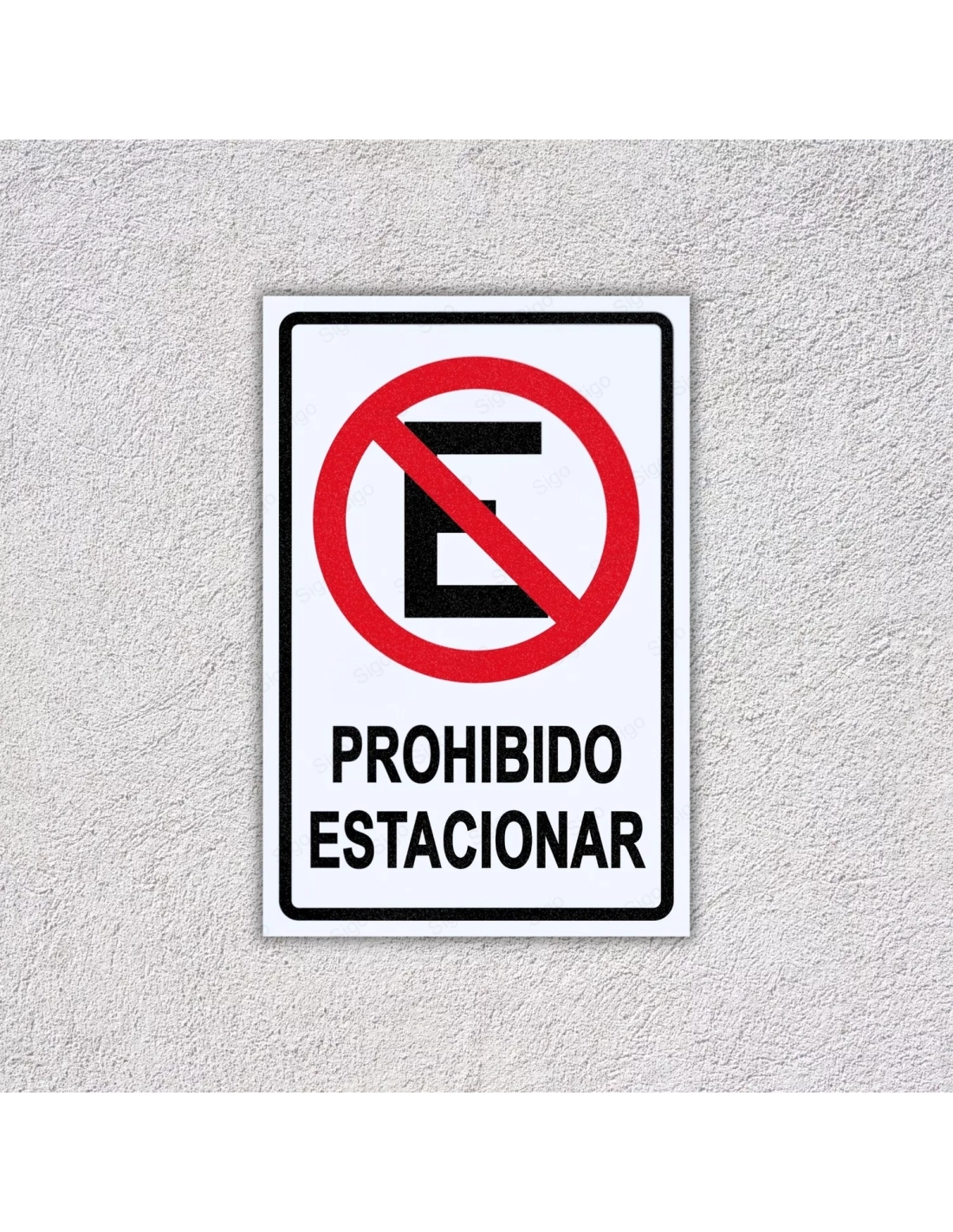 Rotulo Prohibido Estacionar