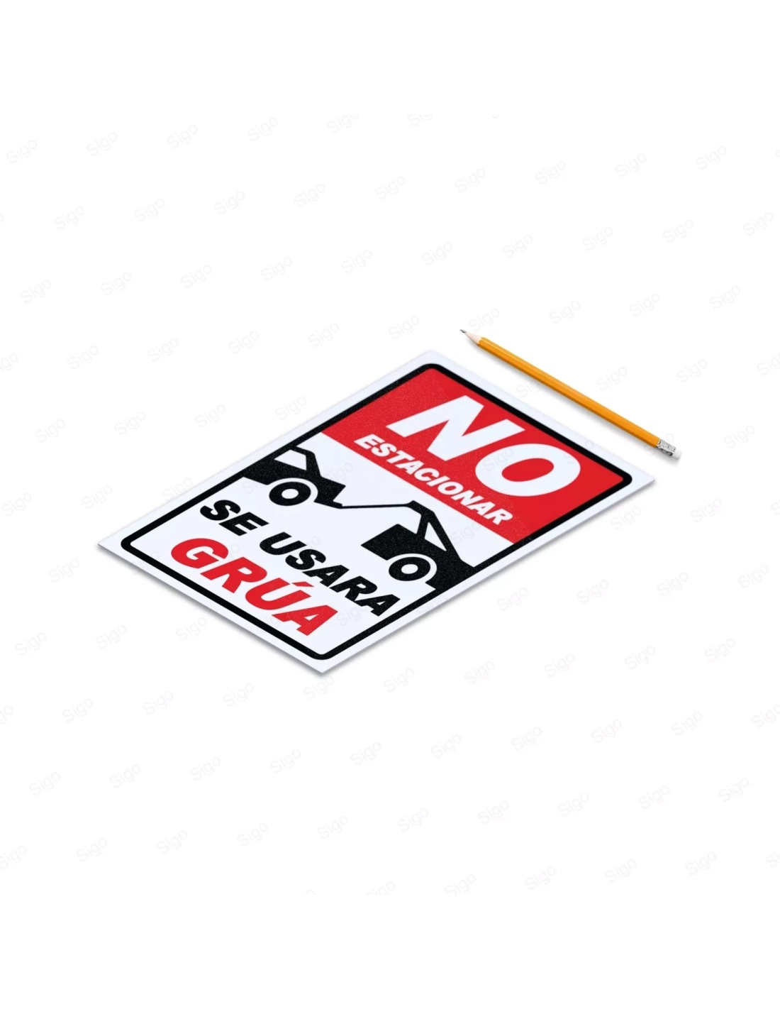 Rotulo No Estacionar Se Usará Grúa