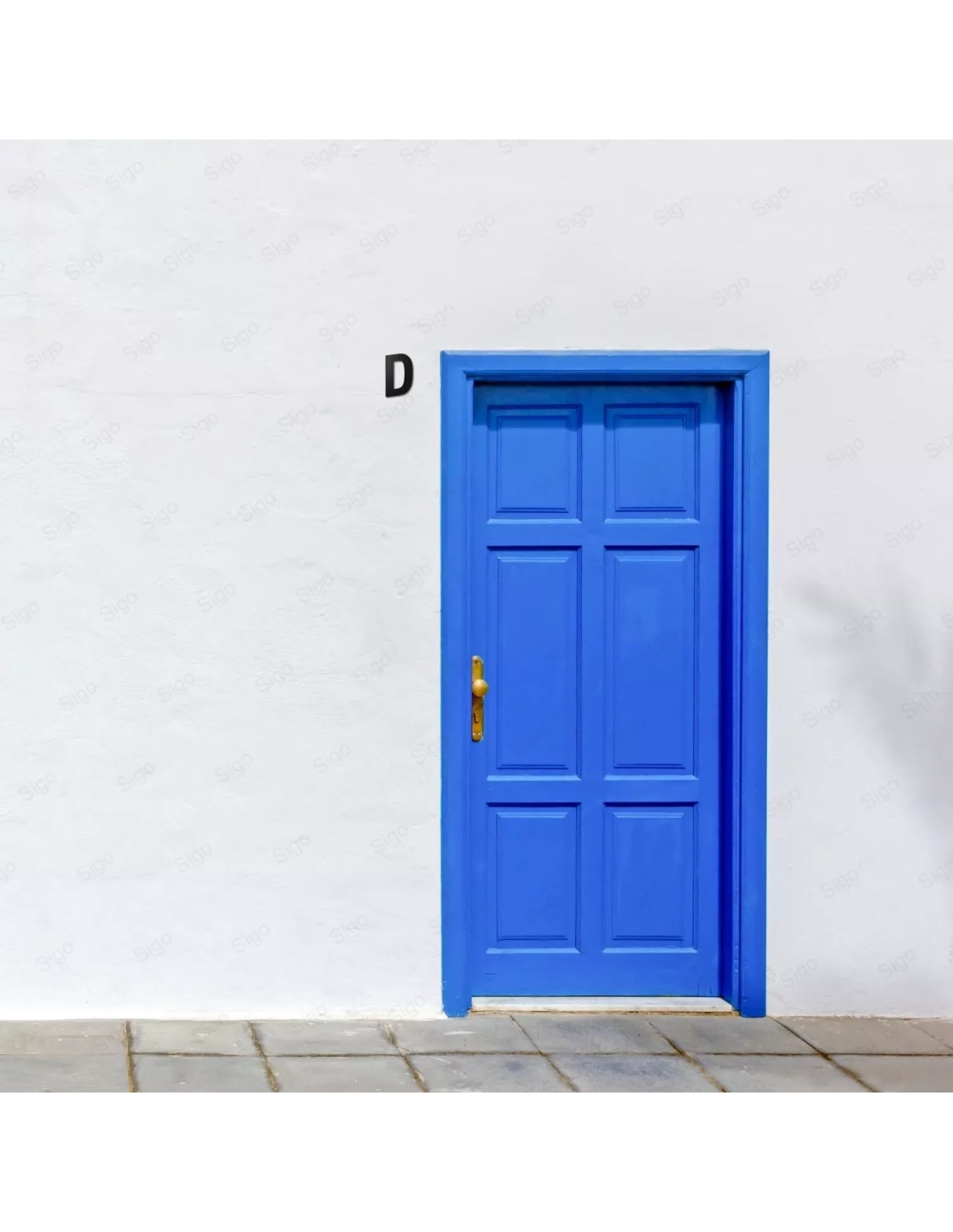 Letra De Plástico Con Tornillos Letra D