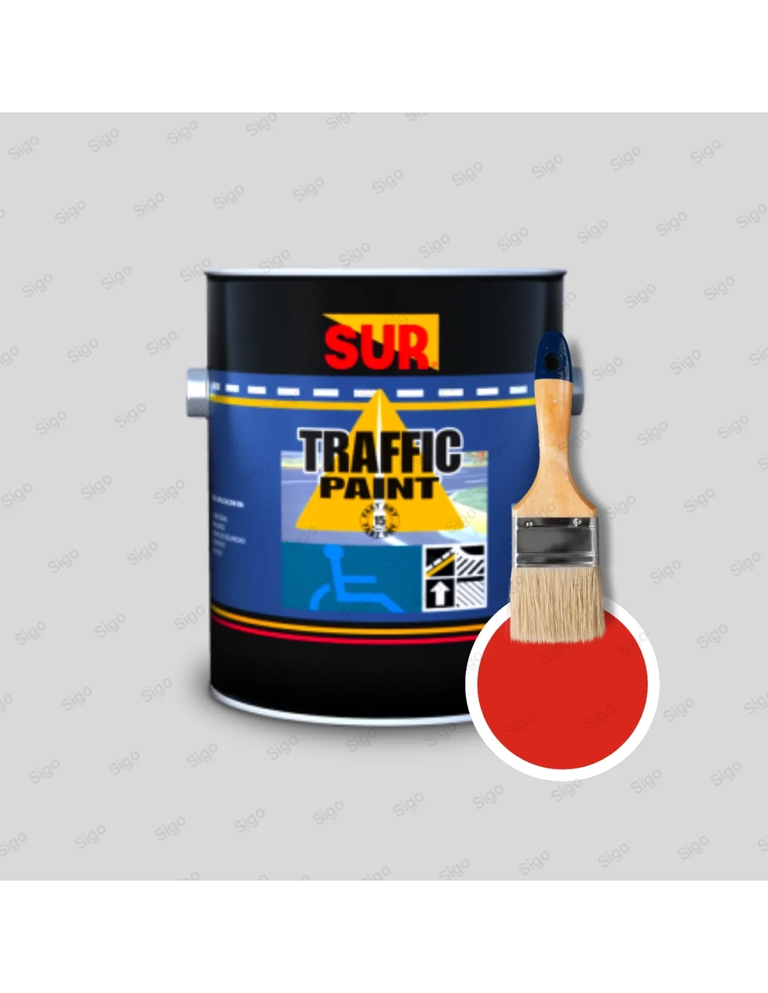 Pintura de Tráfico Roja - SUR