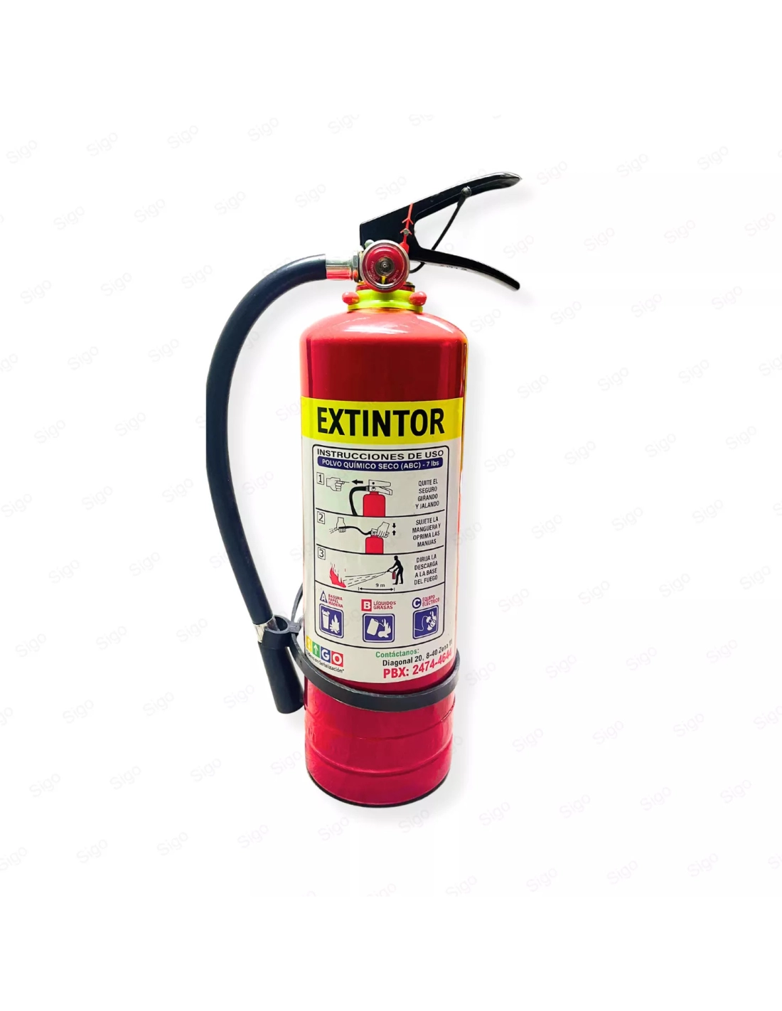 Extintor PQS ABC | 7 Lbs