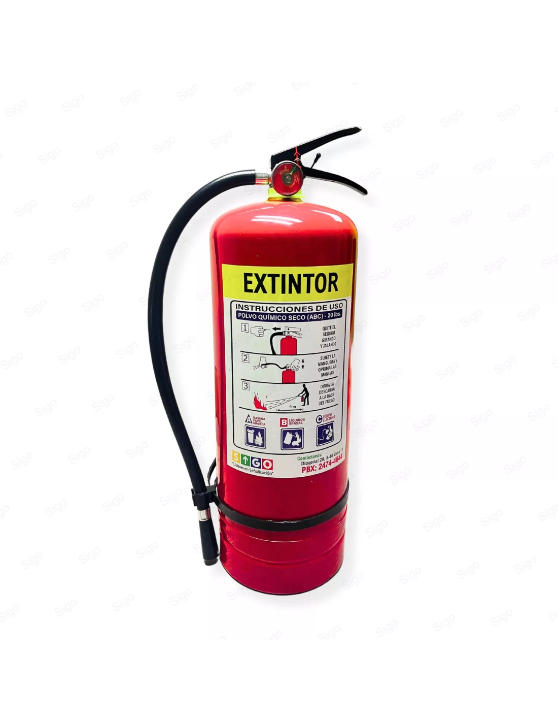 Extintor PQS ABC | 20 Lbs