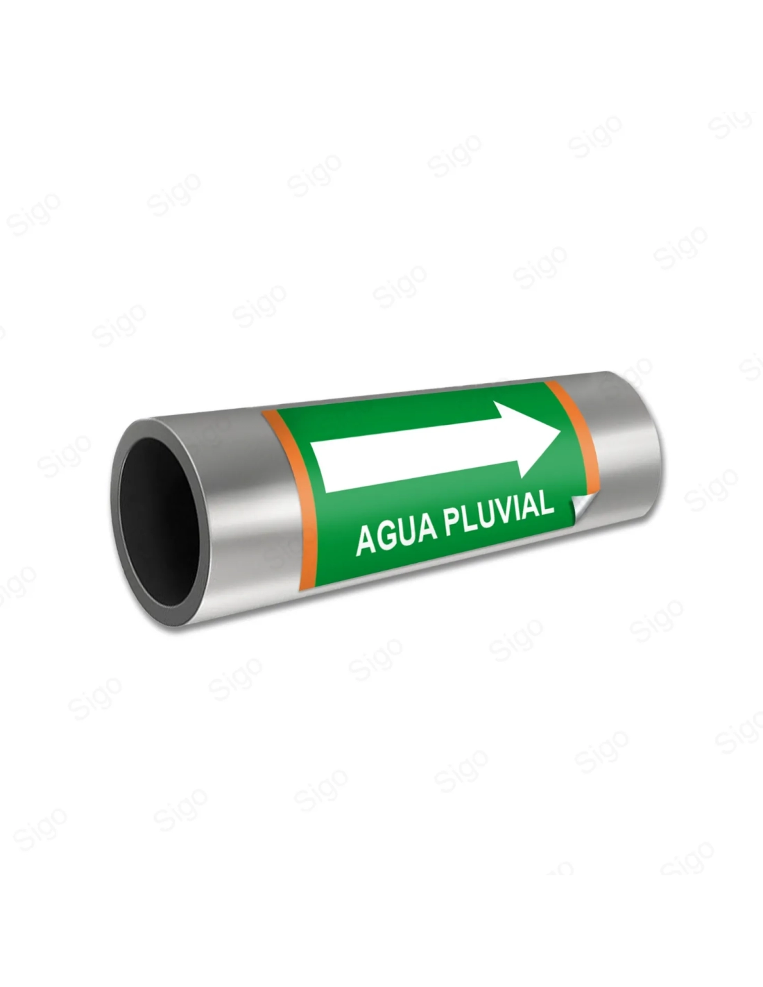 Sticker Identificacion Tuberias - Agua Pluvial | Cod. IDT - 6