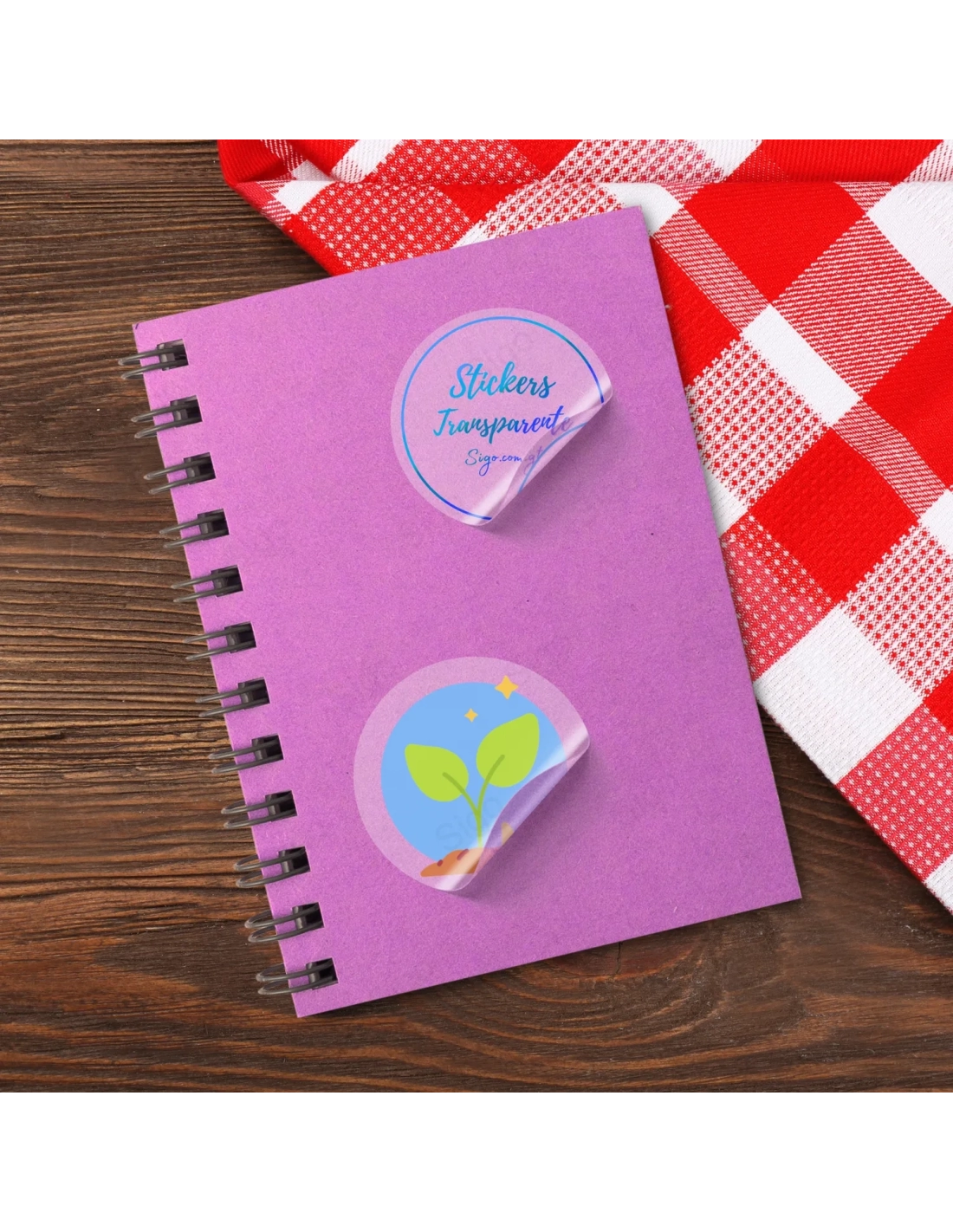 Calcomanías Transparentes Impresas | Sigo