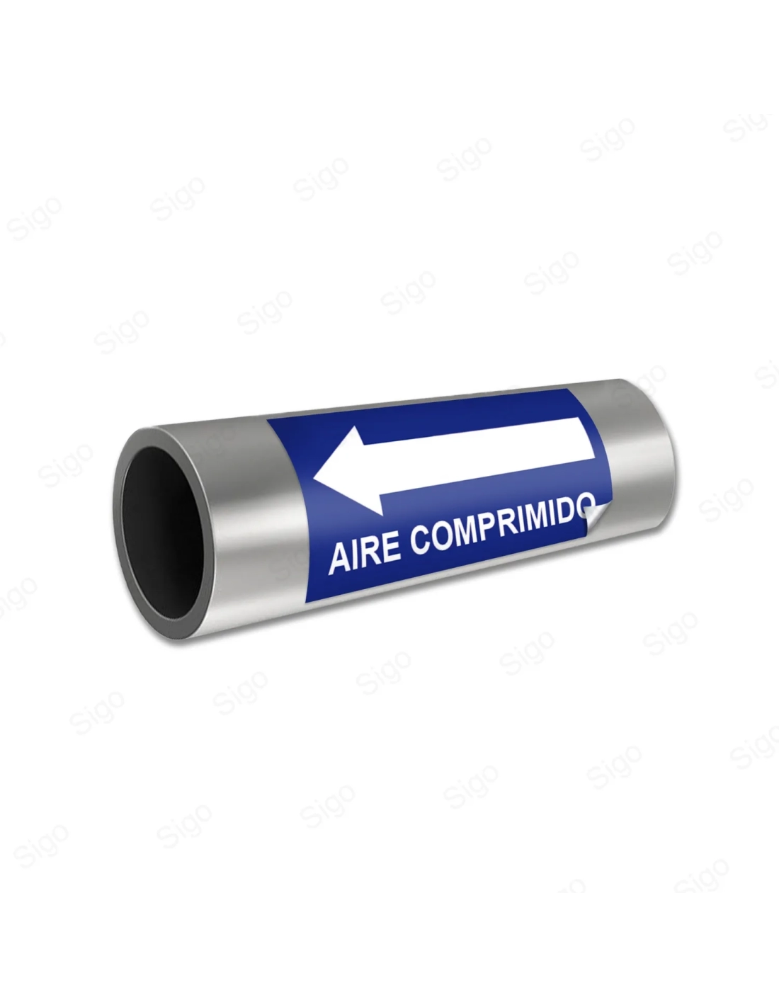 Sticker Identificacion Tuberias - Aire Comprimido | Cod. IDT - 7