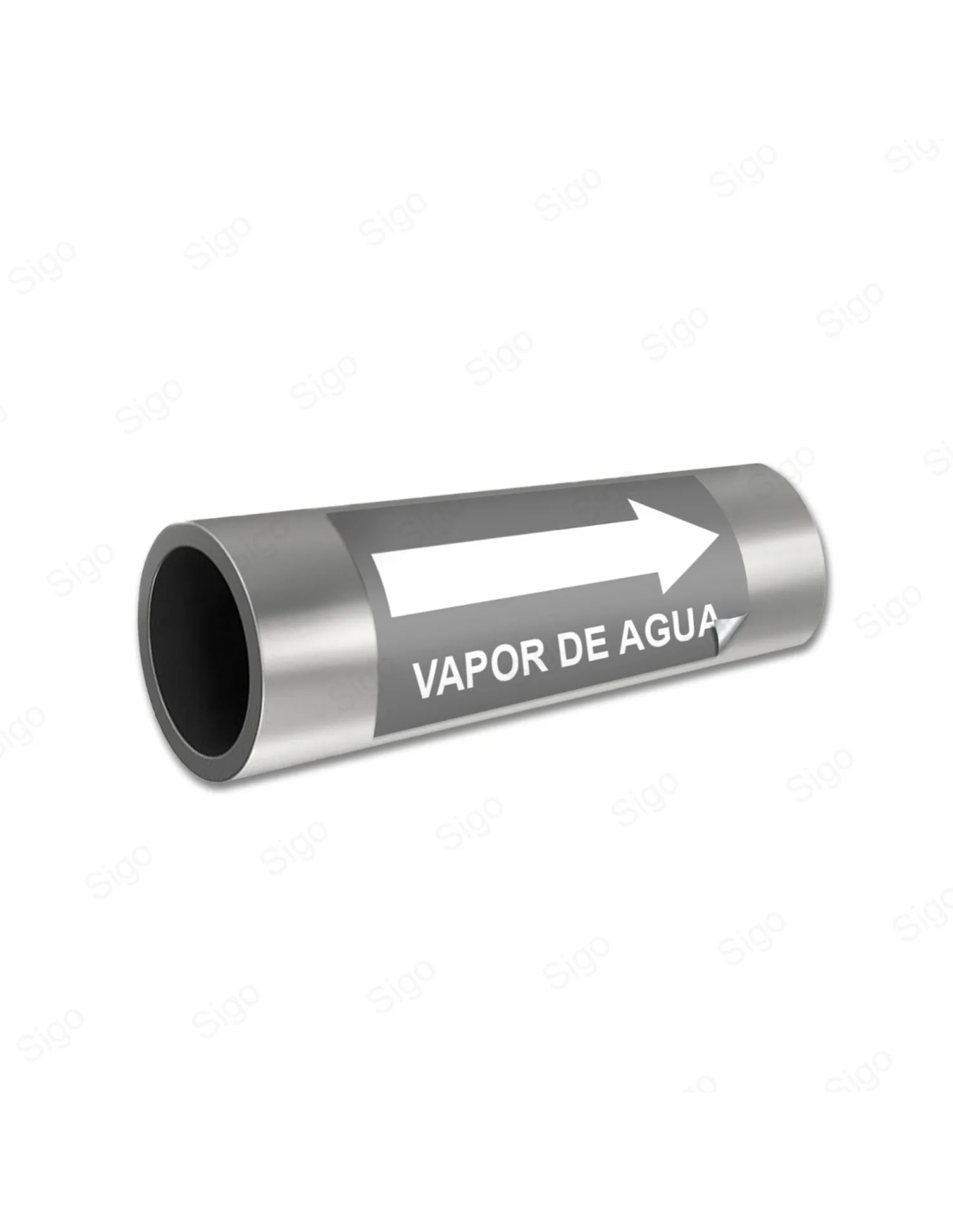 Sticker Identificacion Tuberias - Vapor de Agua| Cod. IDT - 18