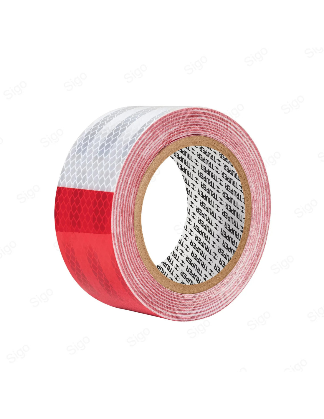 Cinta Reflectiva de PVC (Blanco/Rojo) 2"x 9m | TRUPER