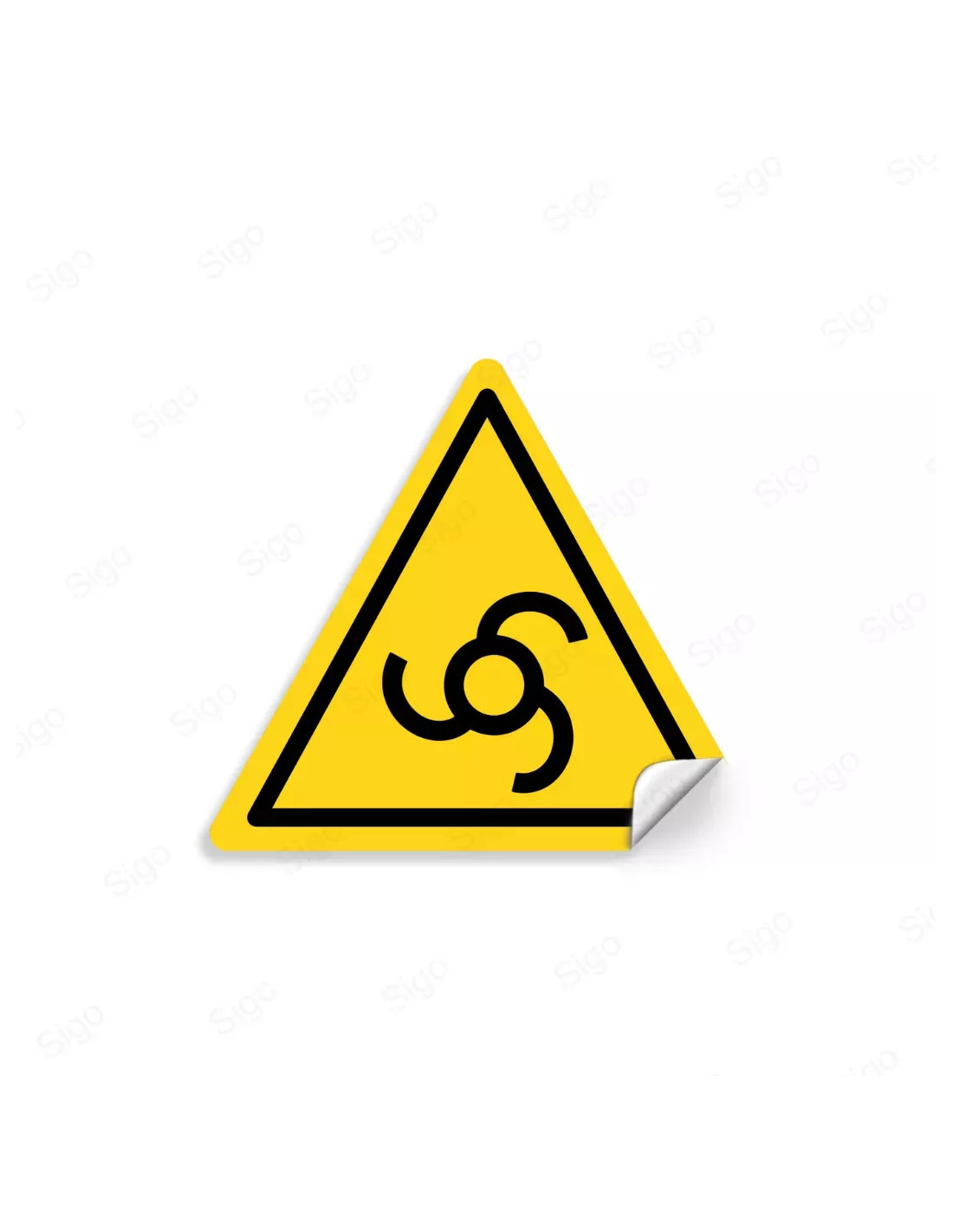 Calcomanía de Advertencia Inicio Automático | CALC-AD-25