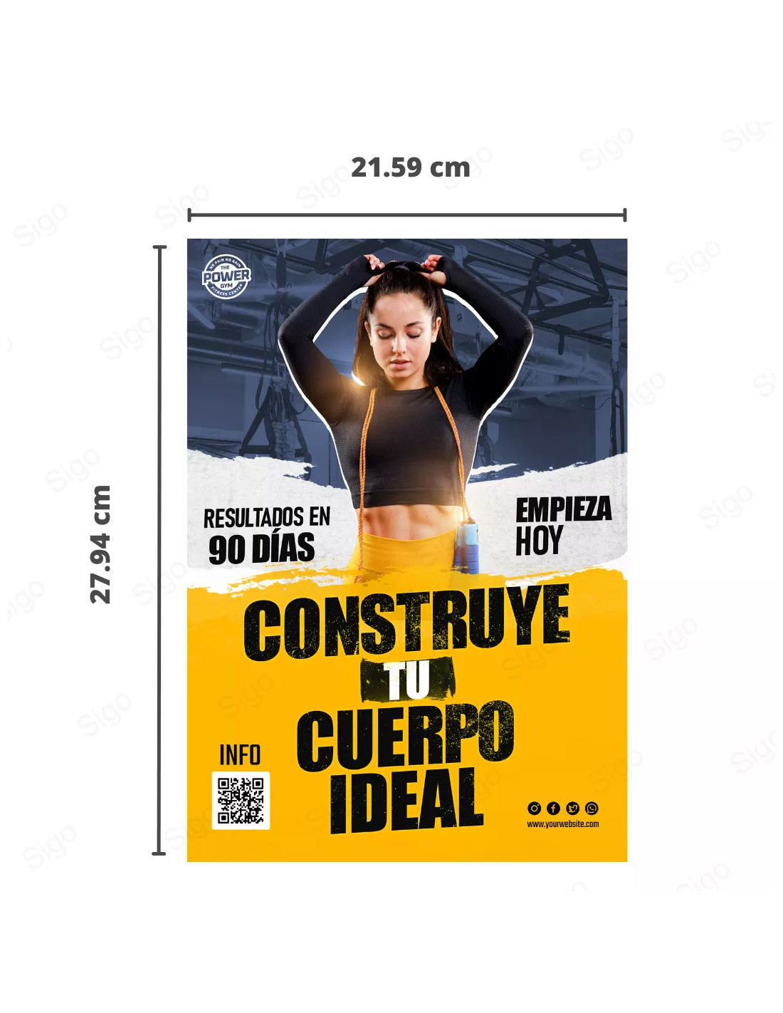 Poster Tamaño Carta
