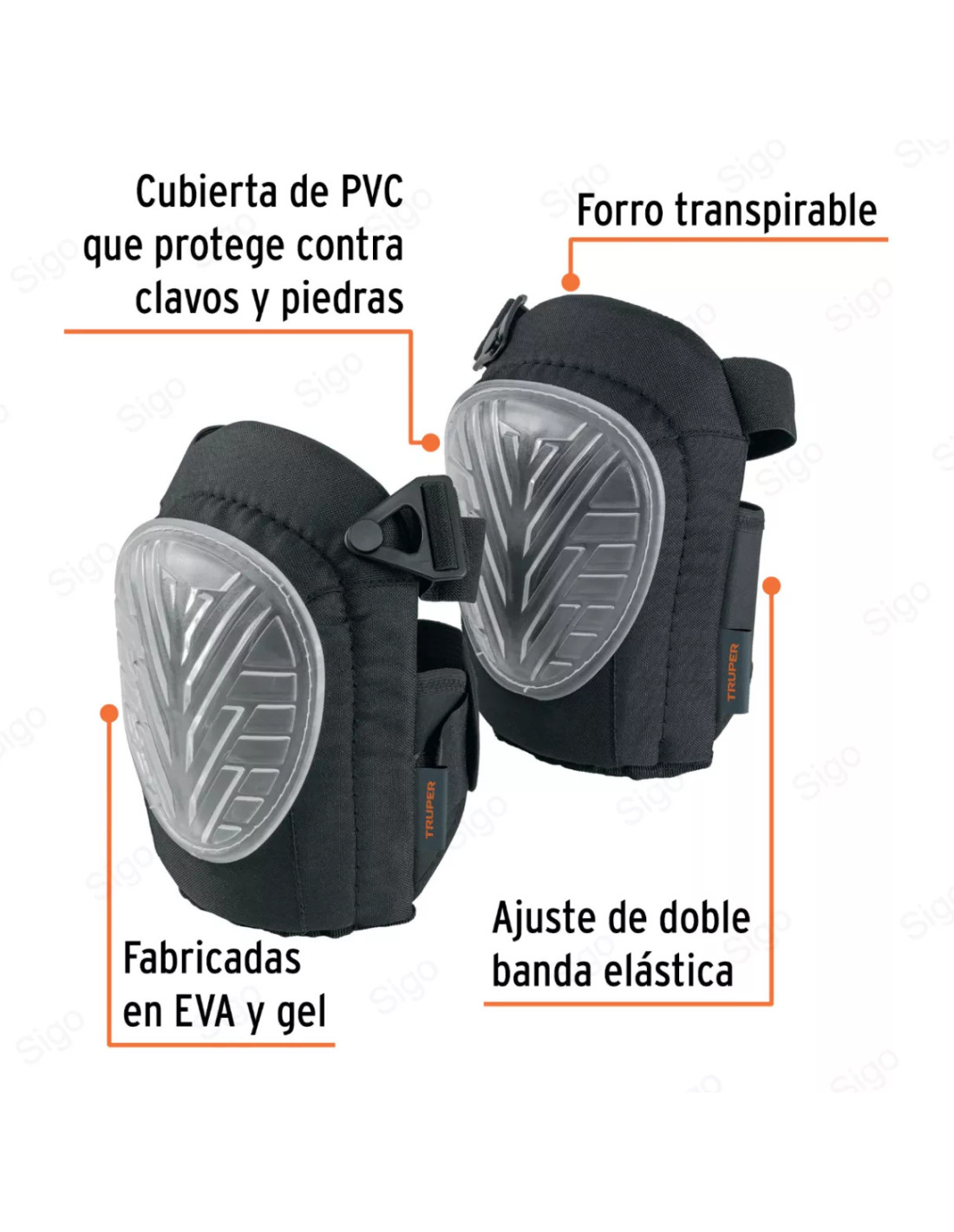 Rodilleras de Gel y EVA ⎮ Correa Antideslizante