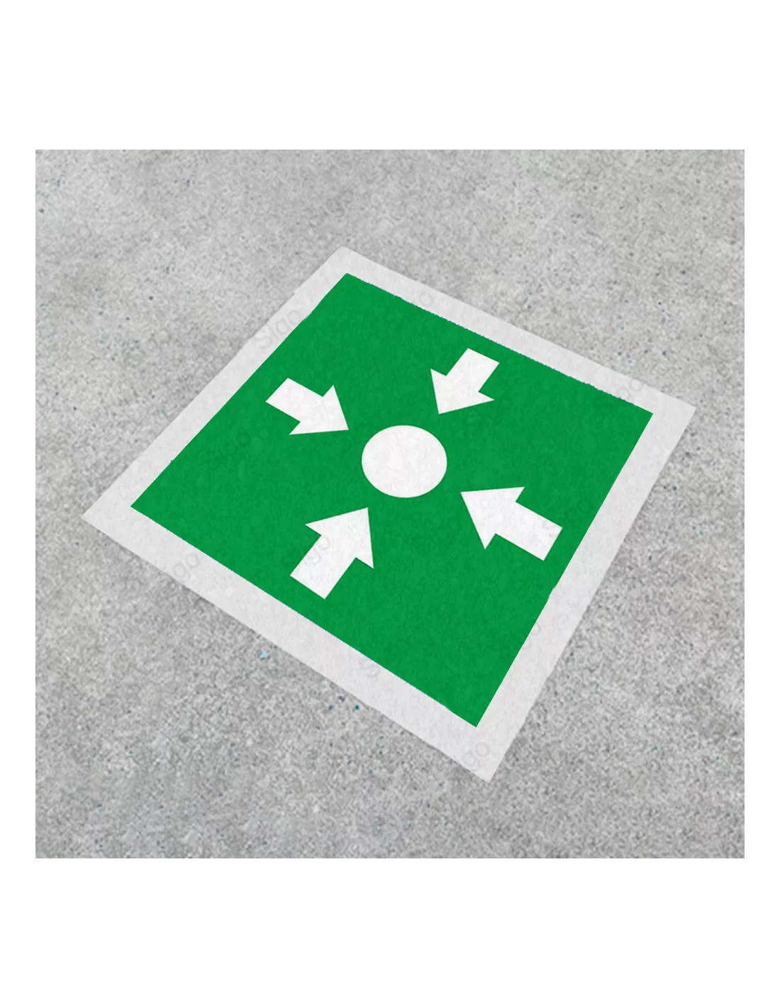 Pintado Señal Punto de Reunión | Señalización Horizontal