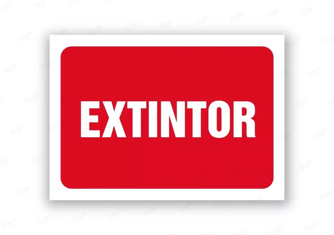Rótulo Contra Incendios - Extintor... | SIGO