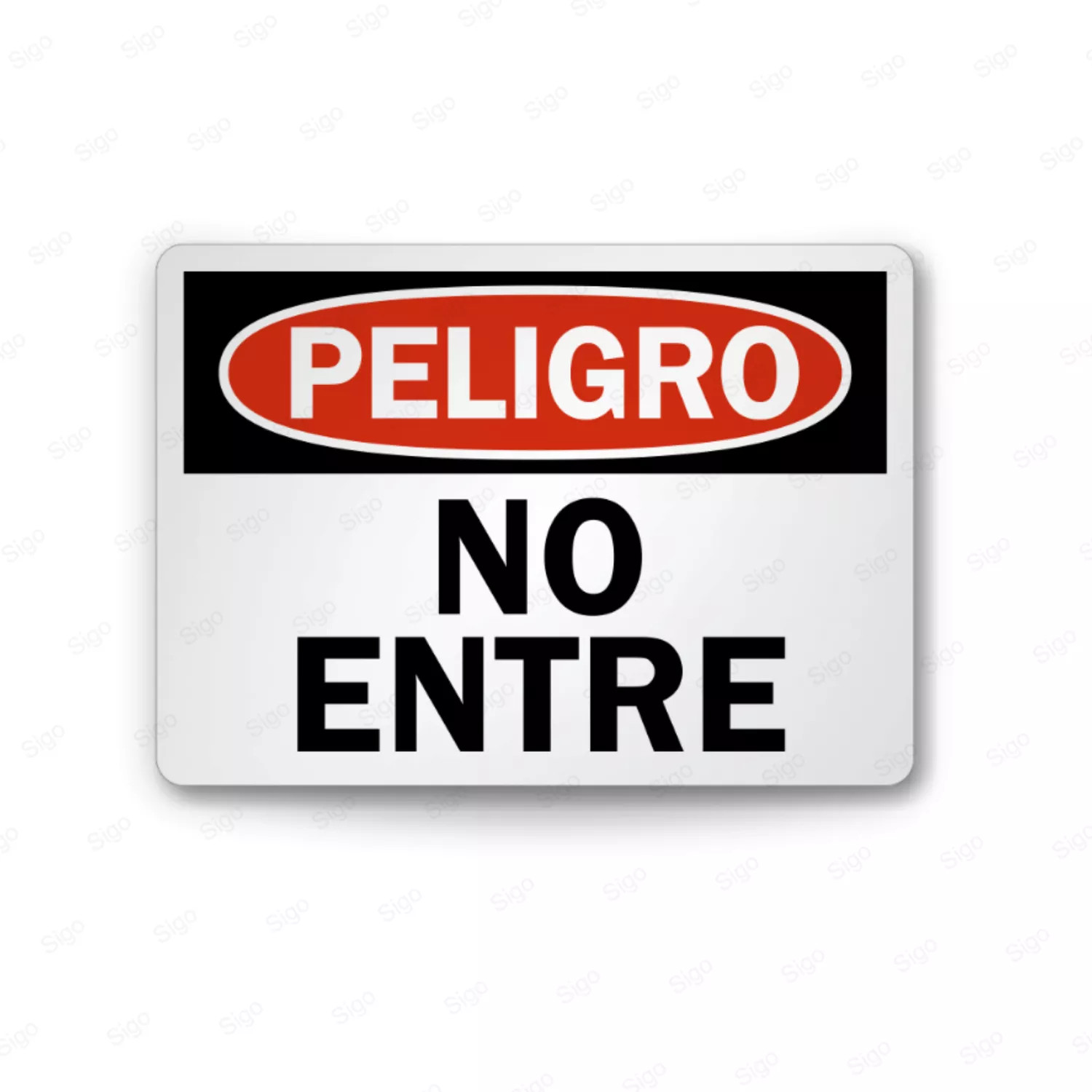 Rótulo de Peligro - No entre | SIGO