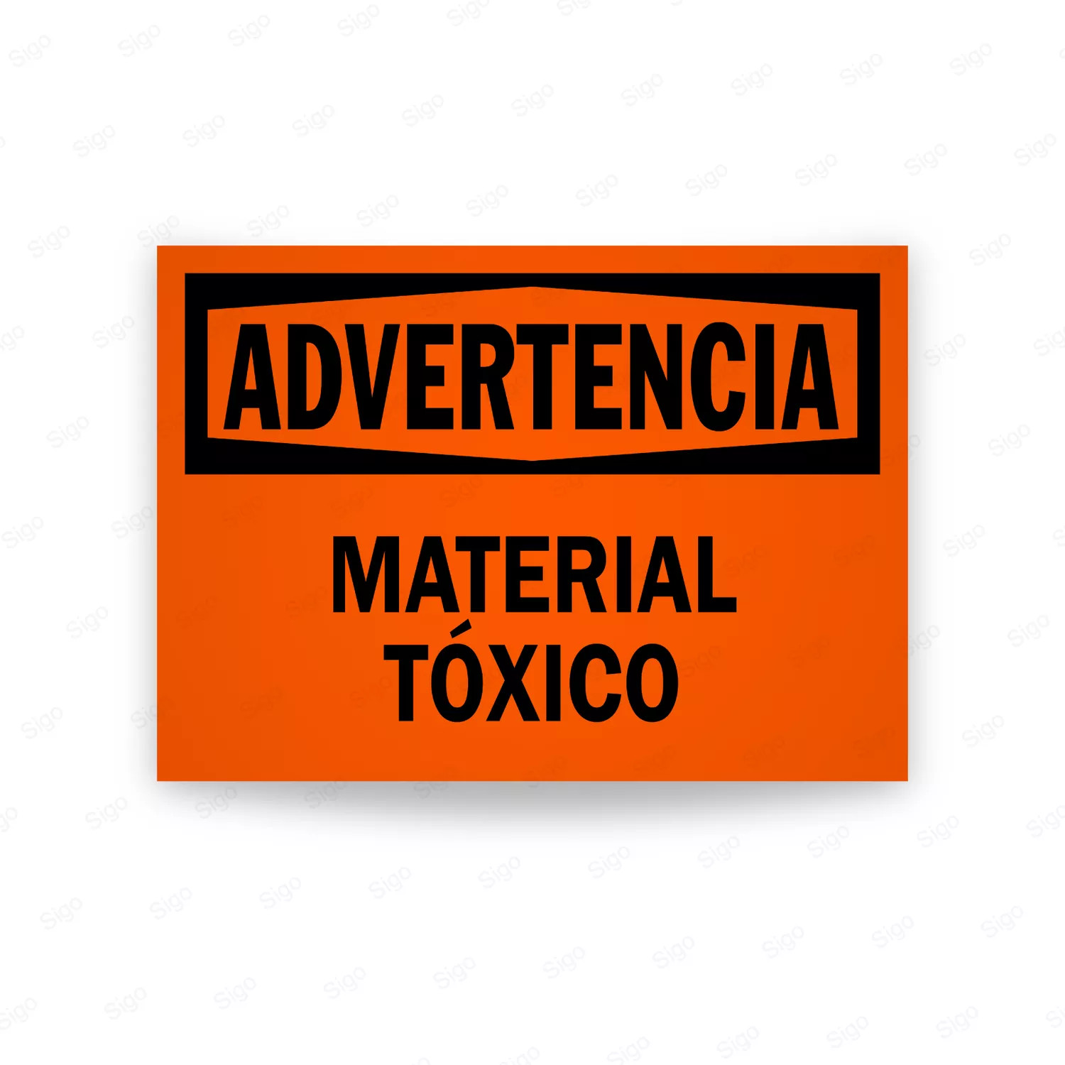 Rótulo Advertencia Tóxico... | SIGO