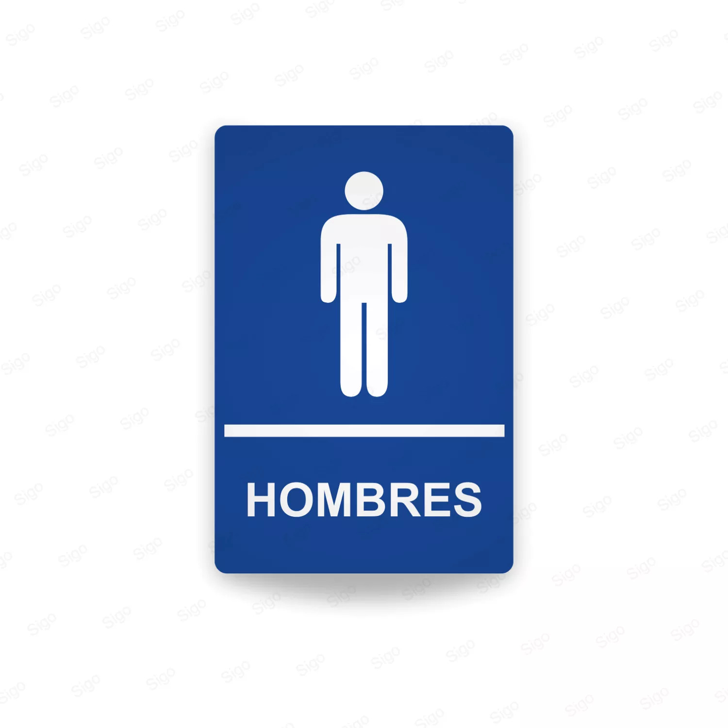 Rótulos Baños - Hombres... | SIGO